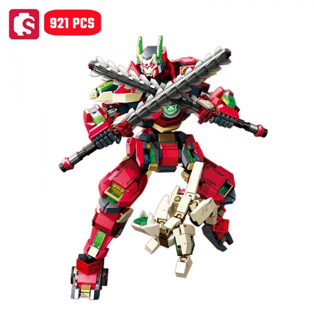 SEMBO Chiese-Style Mecha Assemblage Building Blocks Robot Model Bricks ...