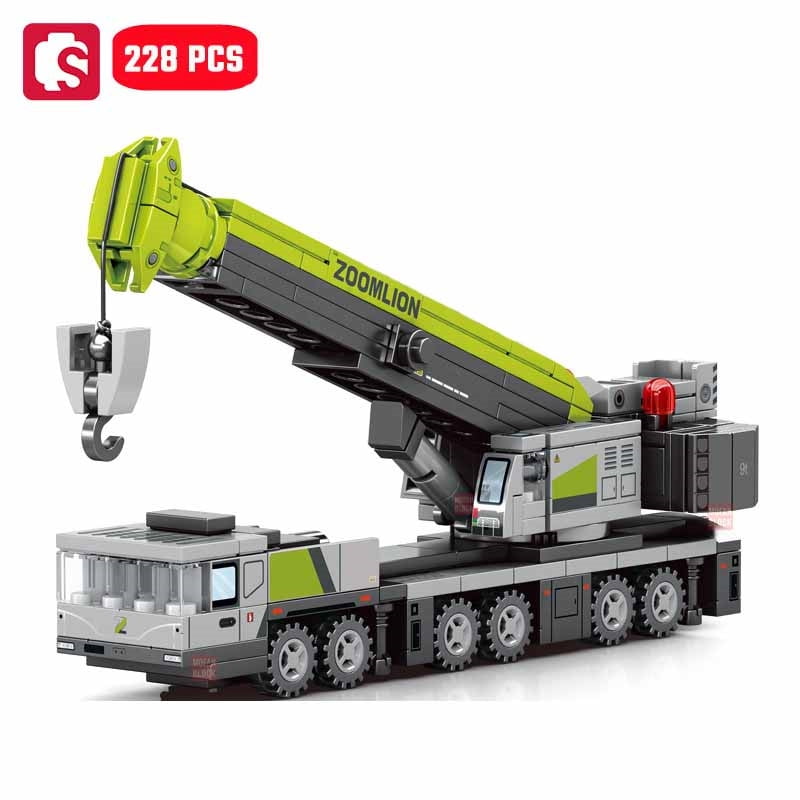 SEMBO Engineering Vehicle Assemblage Building Blocks Kits MOC Excavator ...