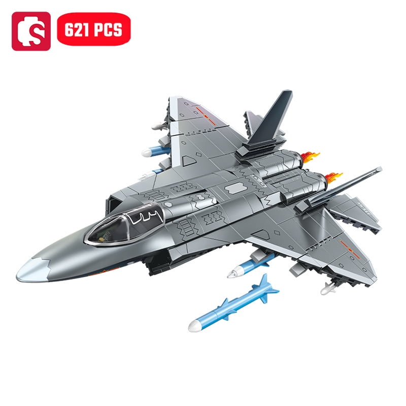 SEMBO J-35 Carrier Based Fighter Jet Assemblage Building Blocks MOC ...