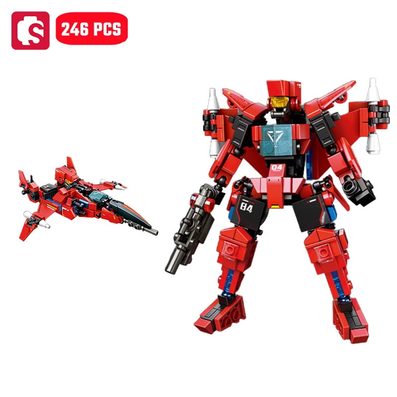 SEMBO Transforming Mech Assemblage Building Block MOC Robot Model ...