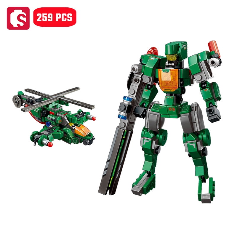 SEMBO Transforming Mech Assemblage Building Block MOC Robot Model ...