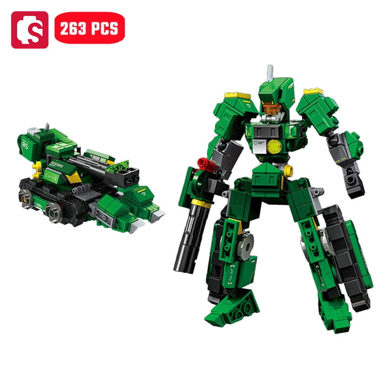 SEMBO Transforming Mech Assemblage Building Block MOC Robot Model ...