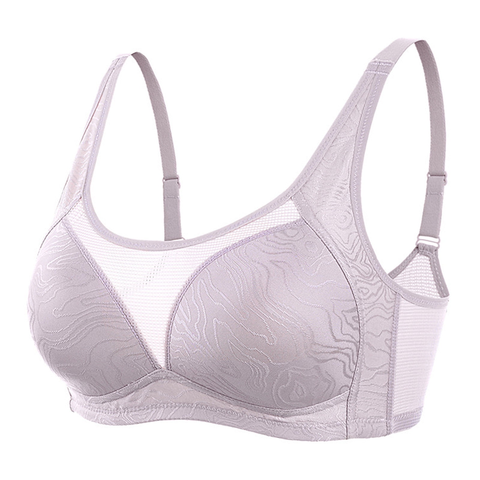 SEMIMAY 1 Pieces Lace Bra Plus Size Bra Women Underwear Bralette Crop ...