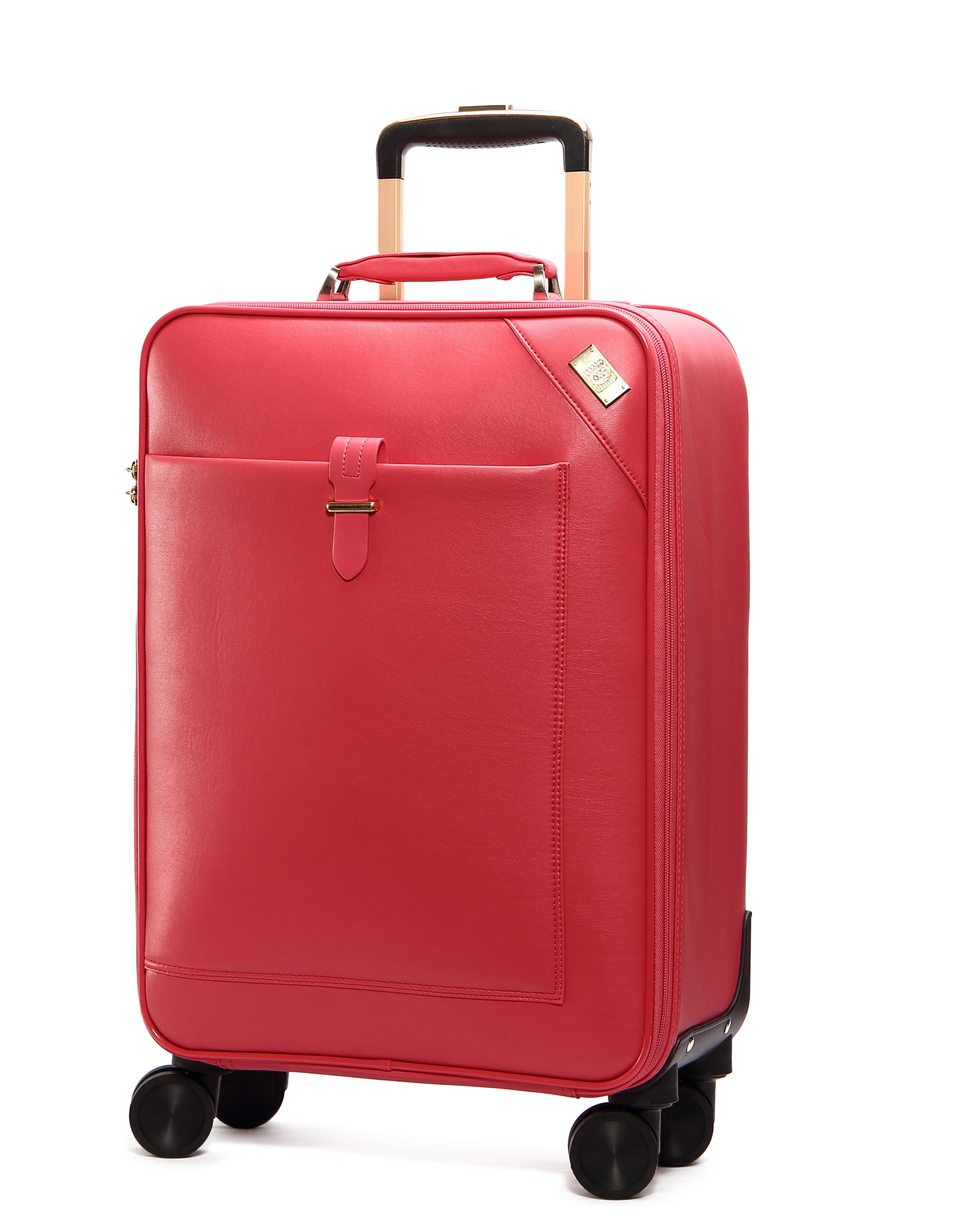 SEMMS LUXURY LEATHER LUGGAGE BOX 20" PINK - Walmart.com