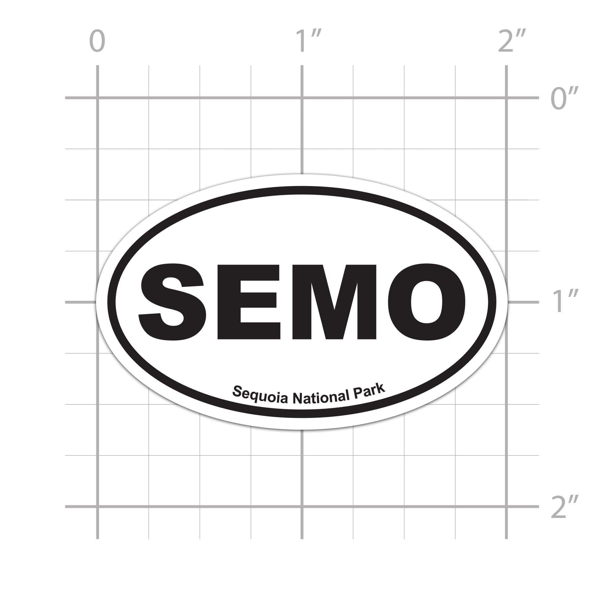 SEMO Sequoia National Park Sticker for water bottle phone tumbler hard ...