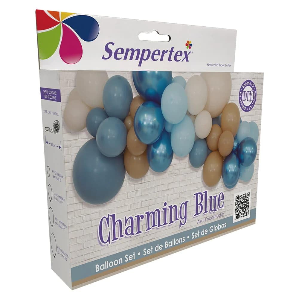 SEMPERTEX Balloon Garland Kit (Sempertex DIY Box) (Charming Blue) C51 ...