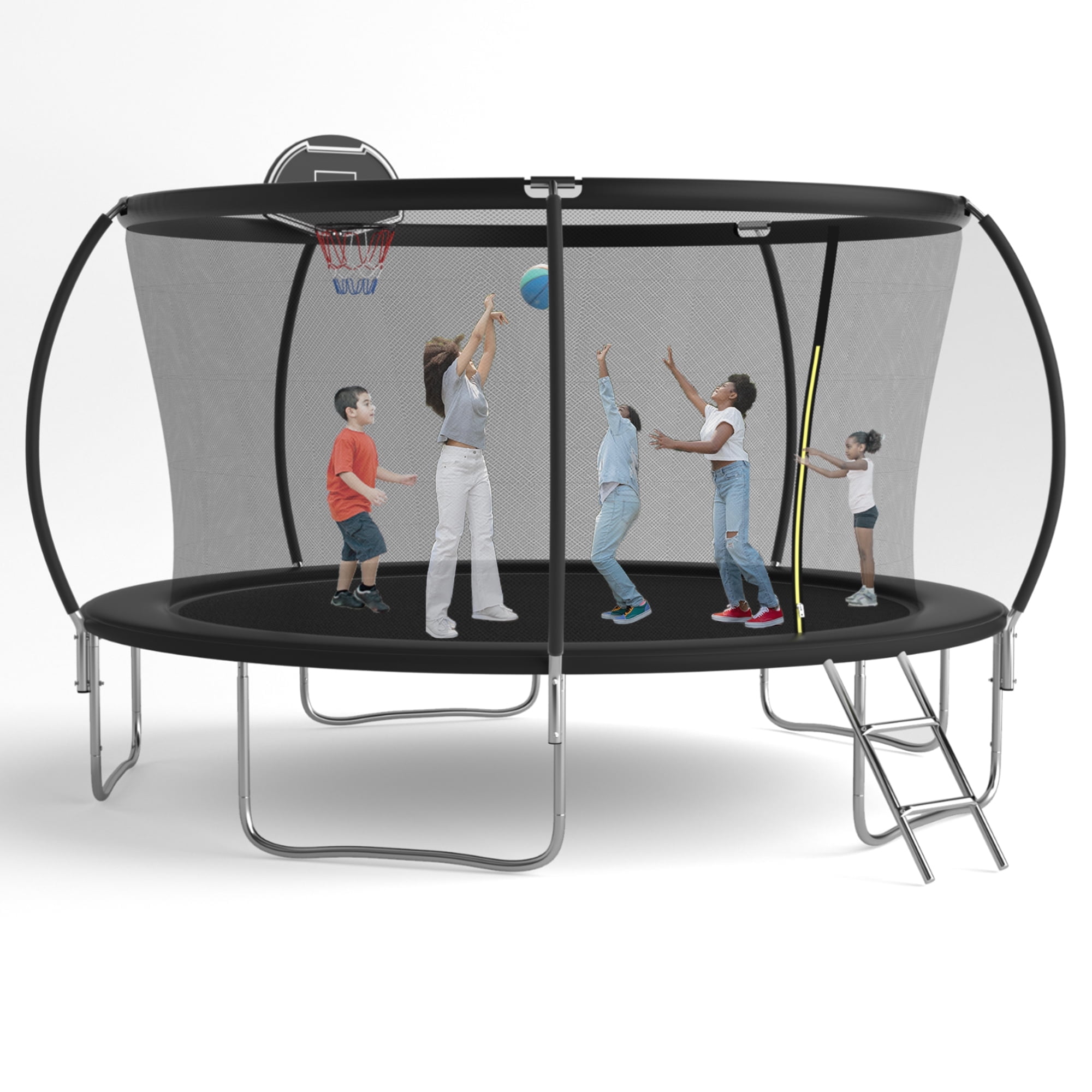 SENCHO GINSYTALIO 14FT Outdoor Tranpoline for Kids and Adults ...