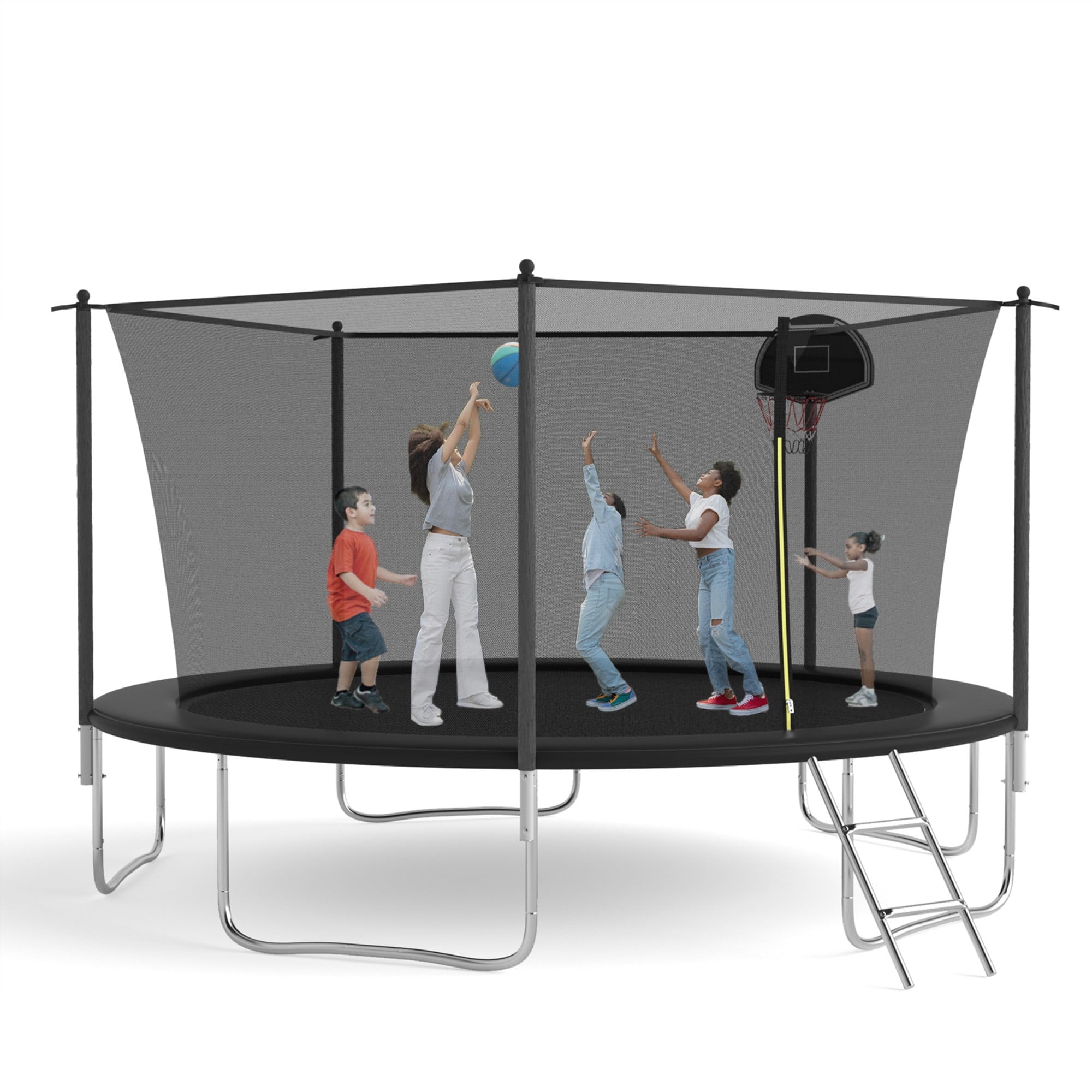 SENCHO GINSYTALIO 14FT Outdoor Tranpoline for Kids and Adults ...