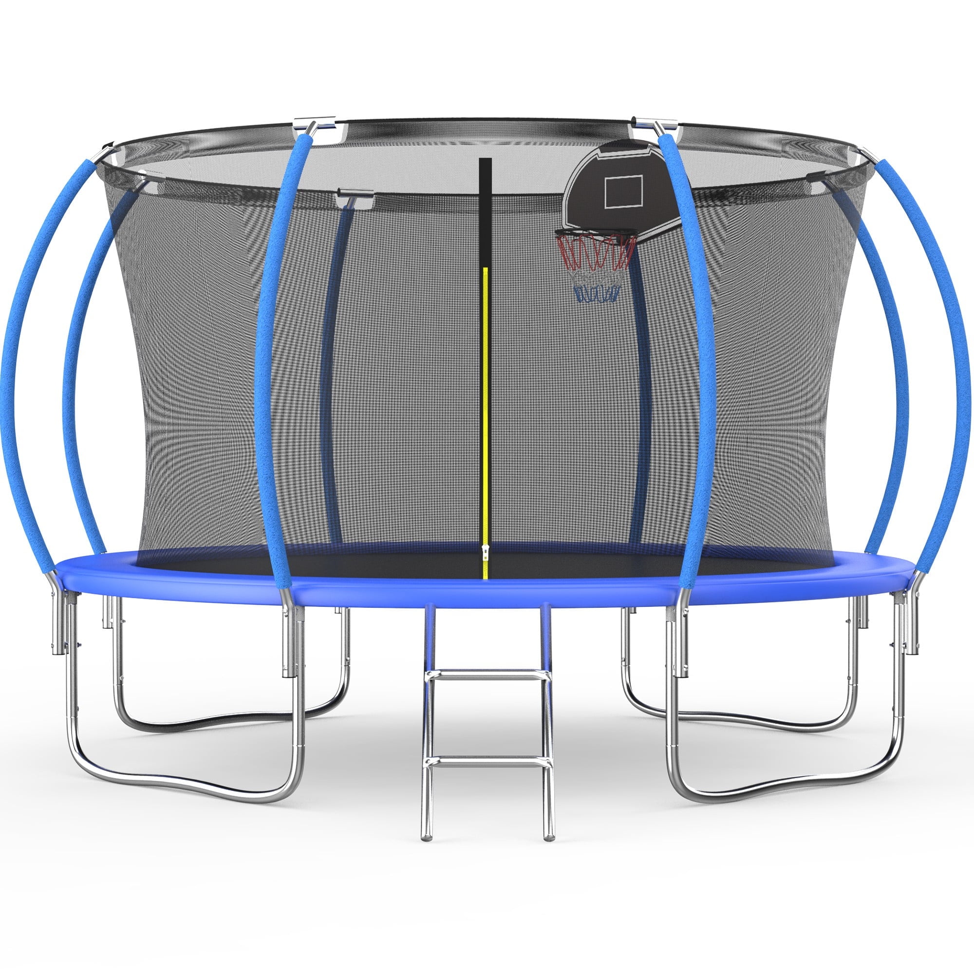 SENCHO GINSYTALIOR Tranpoline for Kids and Adults, 12FT Tranpoline with ...