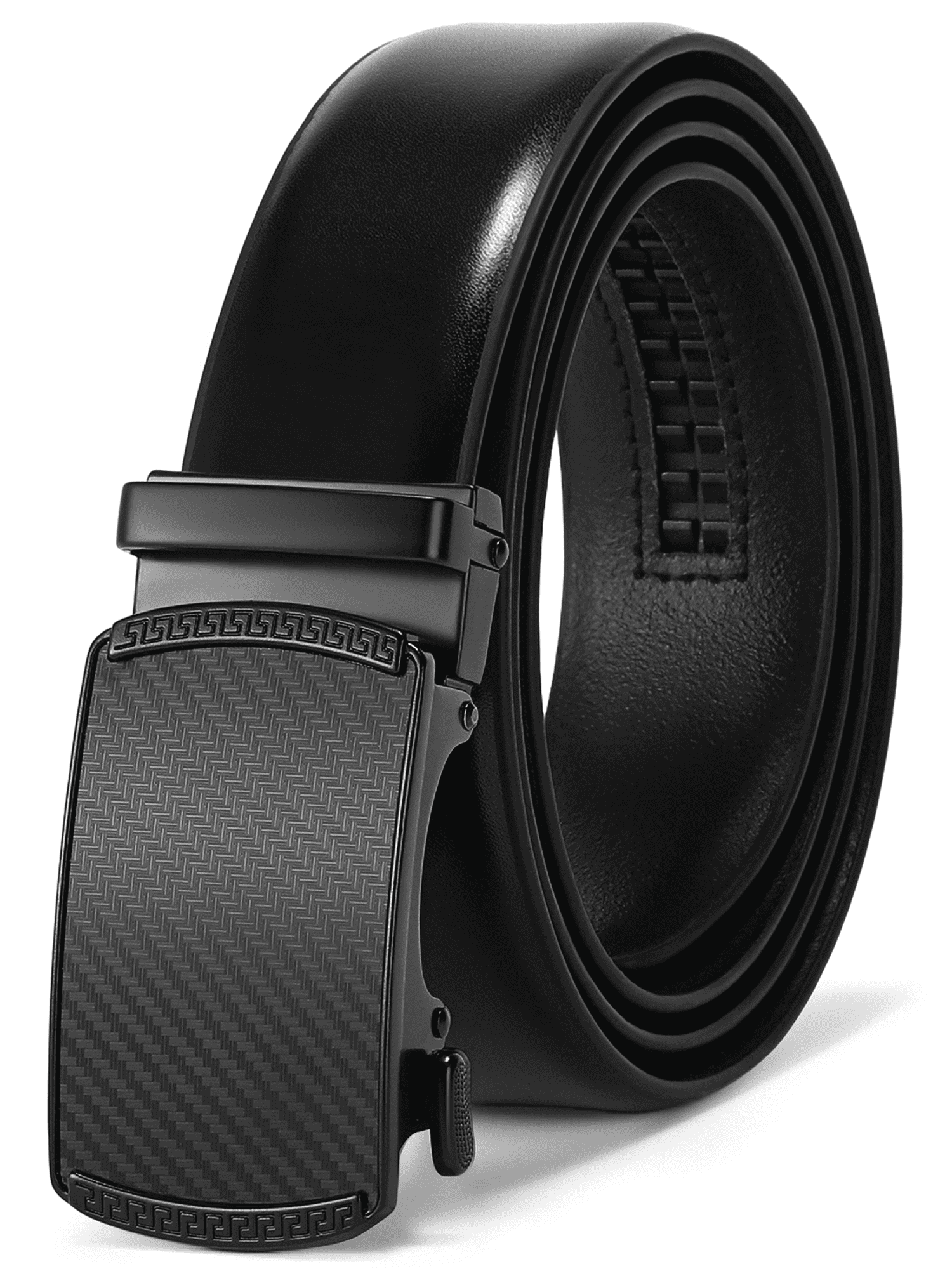 SENDEFN Men's Belts Leather Ratchet Dress Belts for Men Adjustable ...