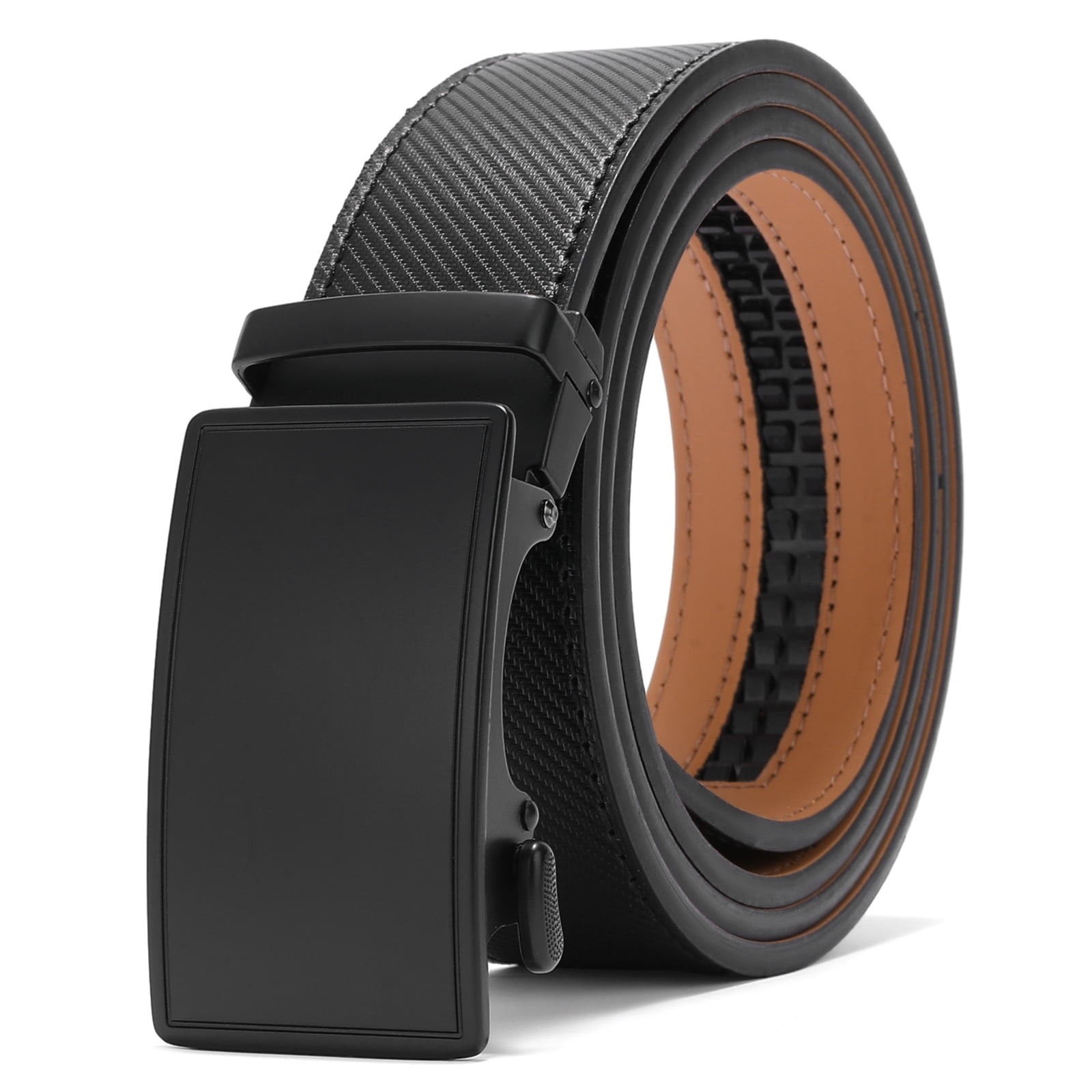SENDEFN Men's Leather Belts Dress Casual Belt for Men 1 3/8" Automatic ...
