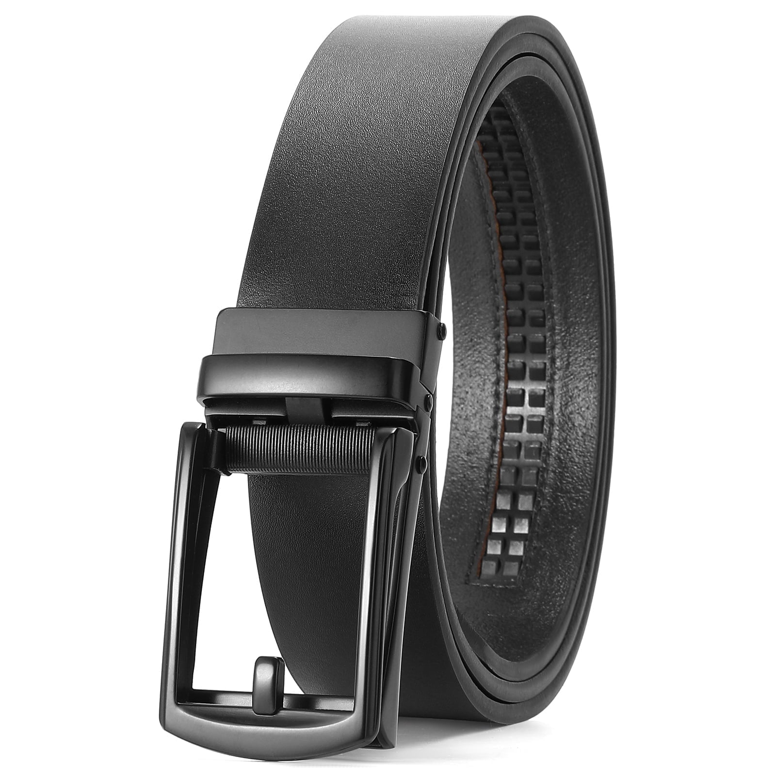 SENDEFN Men's Leather Dress Belt Work Business and Casual Automatic ...