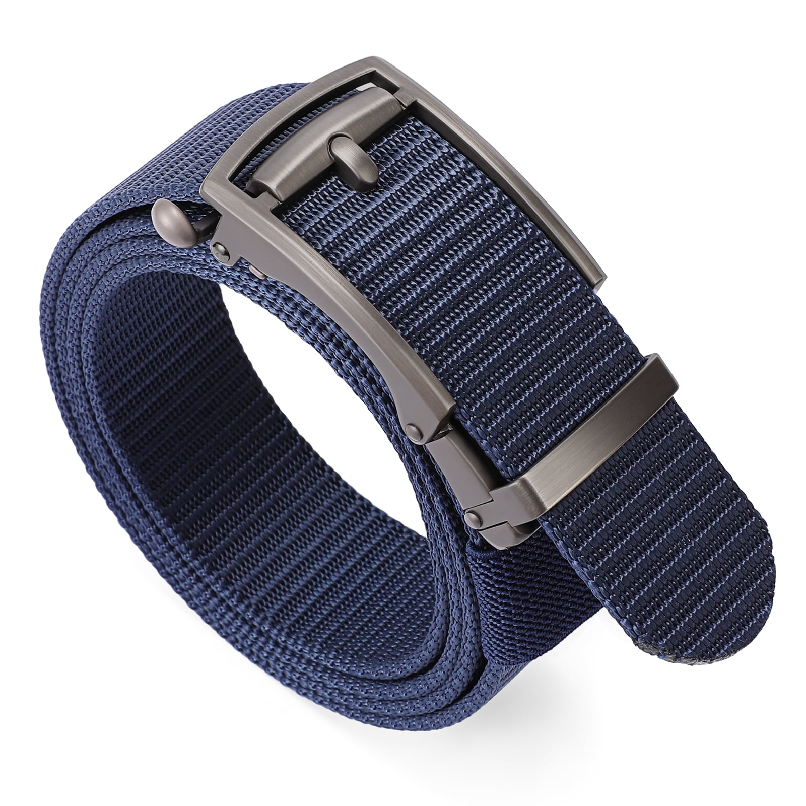 SENDEFN Ratchet Golf Belt for Men, Nylon Web Belt with Automatic Slide ...