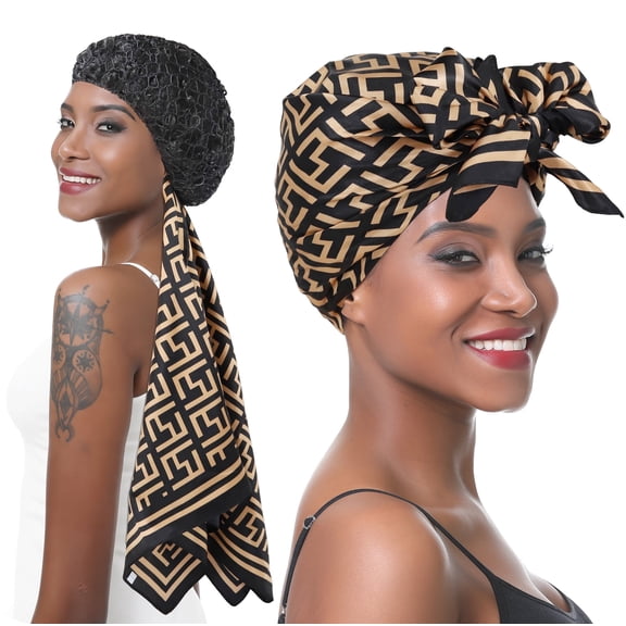 Satin Hair Scarves Sleeping