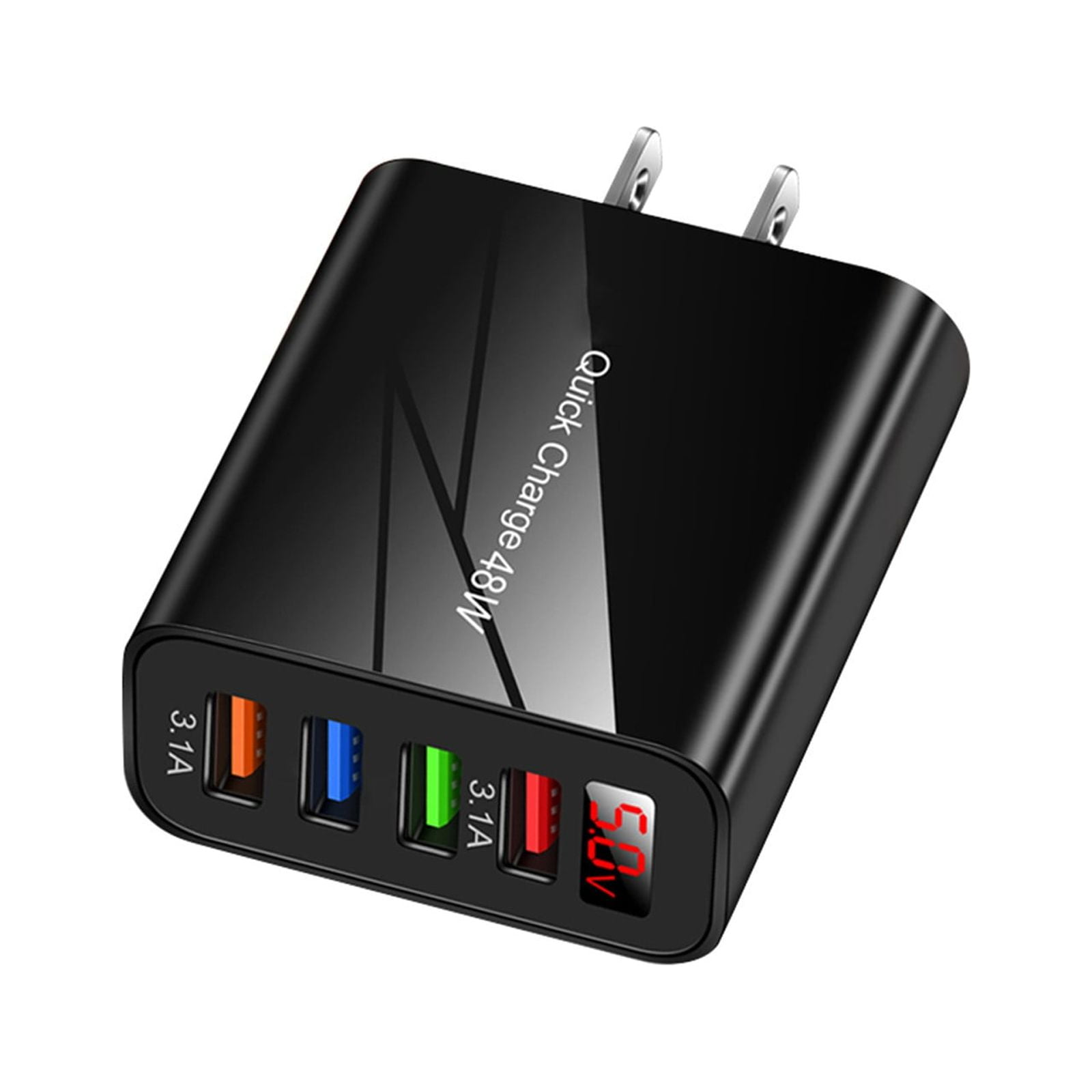 SENGTONG 48W 4 Port USB Wall Charger Quick Charge 3.1AUSB Adapter Power ...