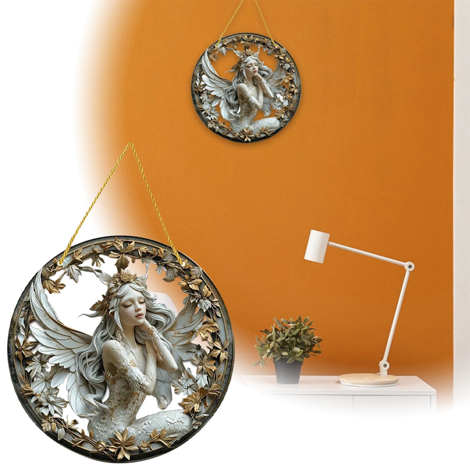 SENGTONG Your Space With The Beauty Of Winged Fairy Acrylic Painted ...