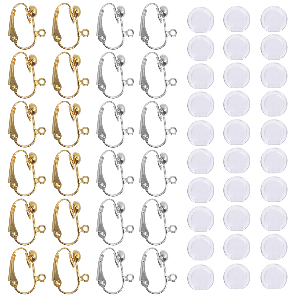 20 Piece Gold and Silver Tone Clutch Disc Earring Backs - Walmart.com