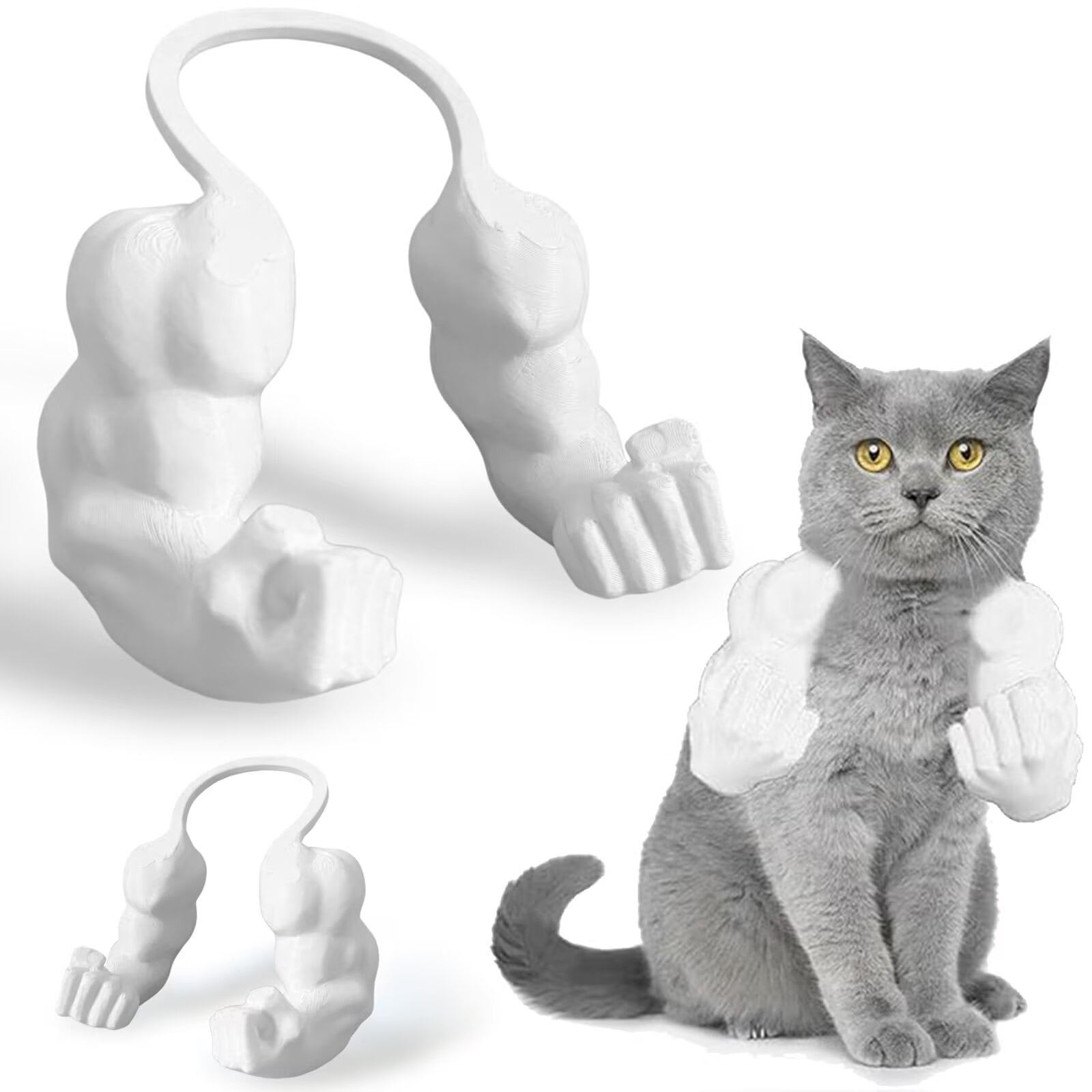 SENIURIS 3D Printed Cat Muscle Arm, Funny Halloween Costume Prop ...