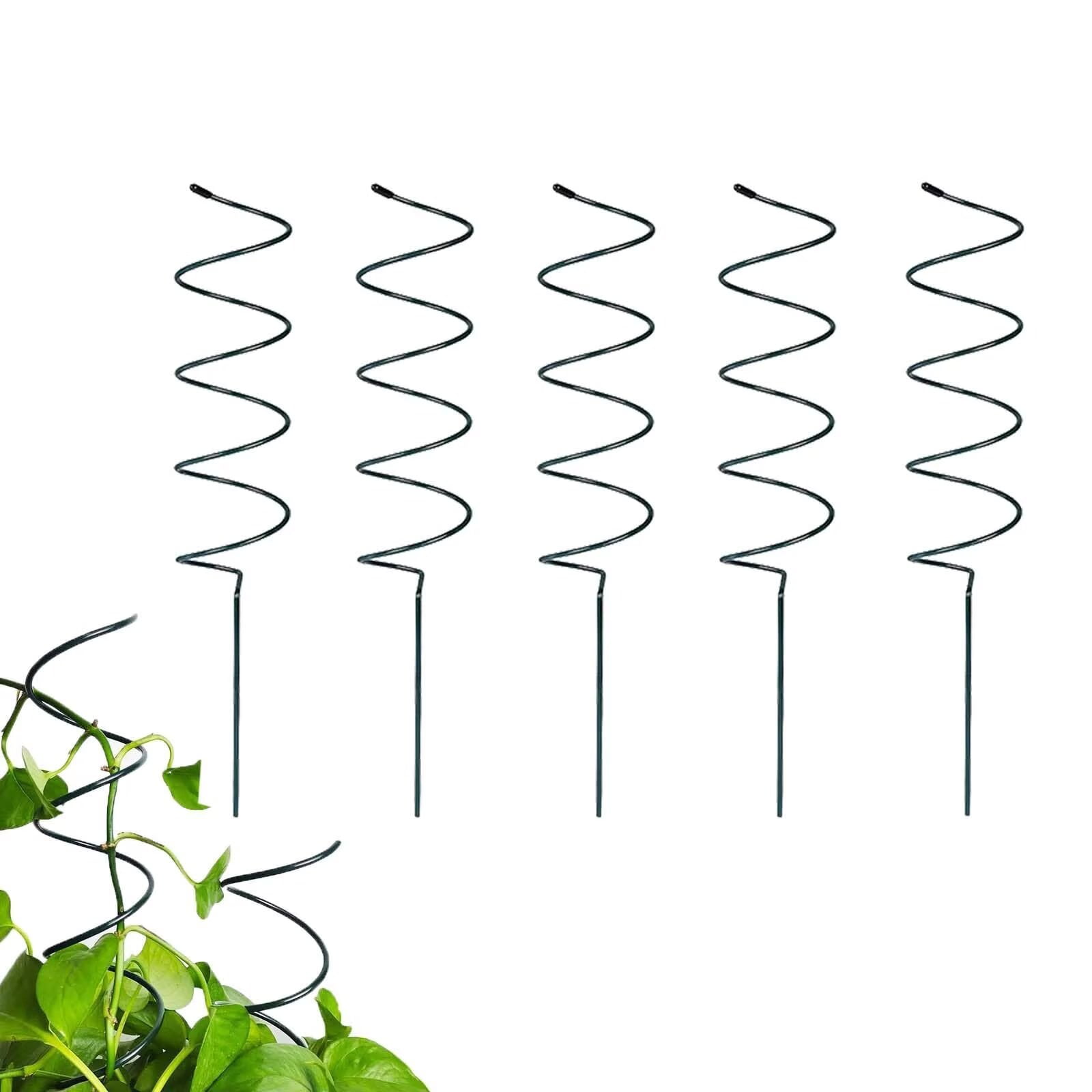 SENIURIS Metal Spiral Tomato Twist Stake, Climbing Plant Stake Tower ...
