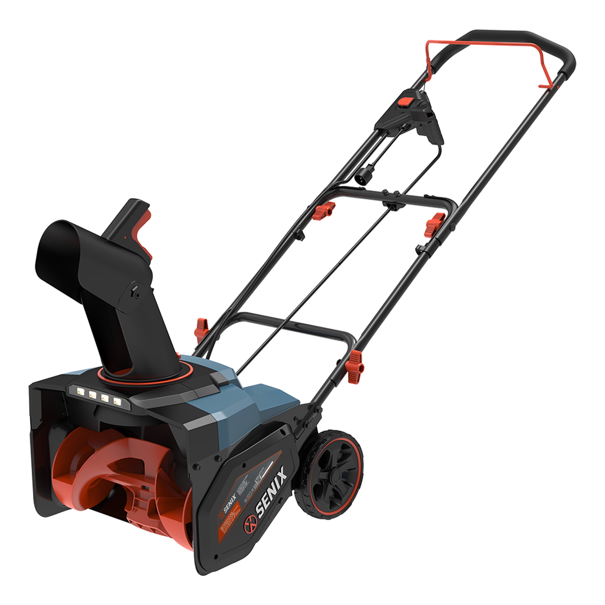 SENIX 18-Inch Corded Single-Stage 15-Amp Snow Blower, 18-Inch Clearing ...