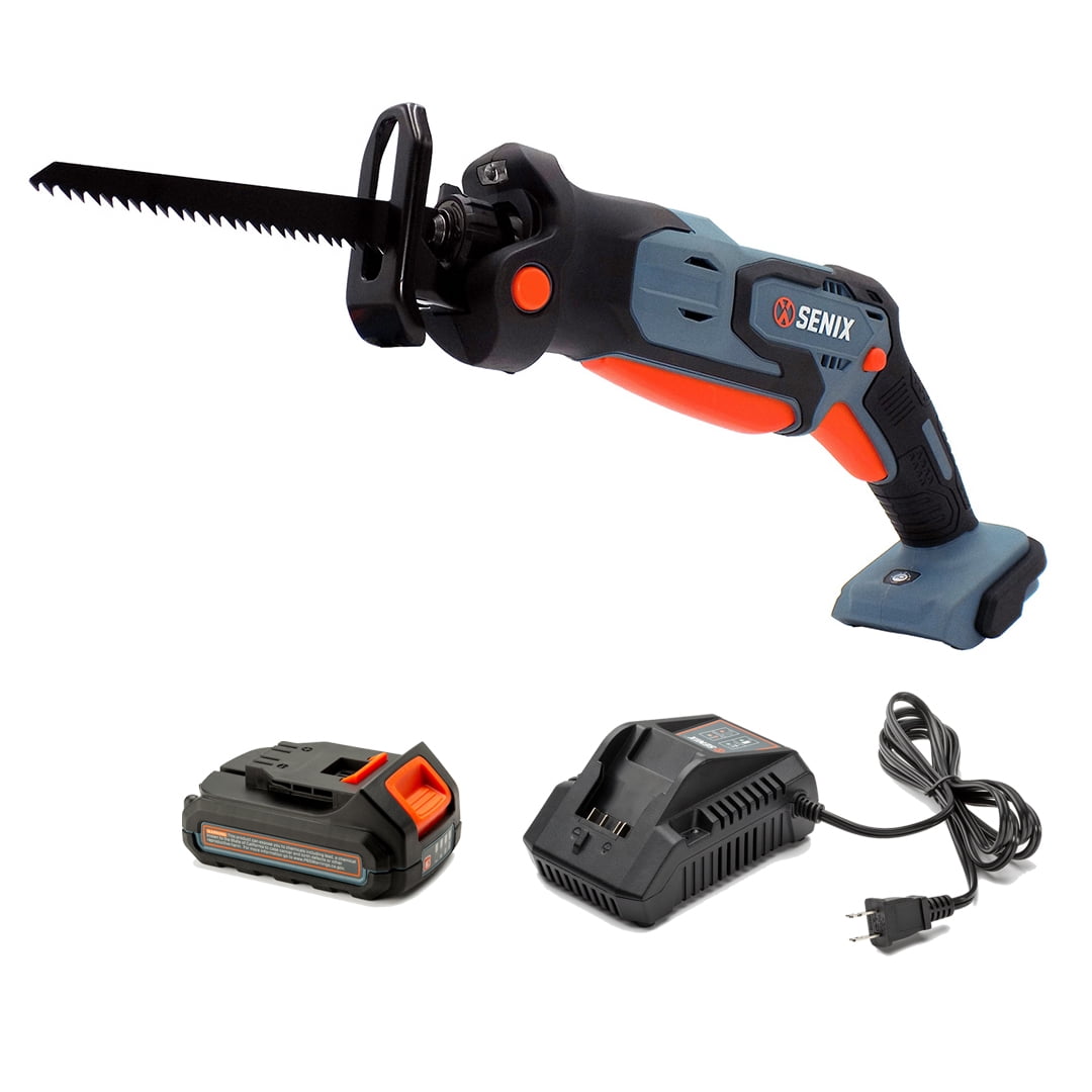 SENIX 20 Volt Max* 1/2-Inch Compact Reciprocating Saw Tool Set ...