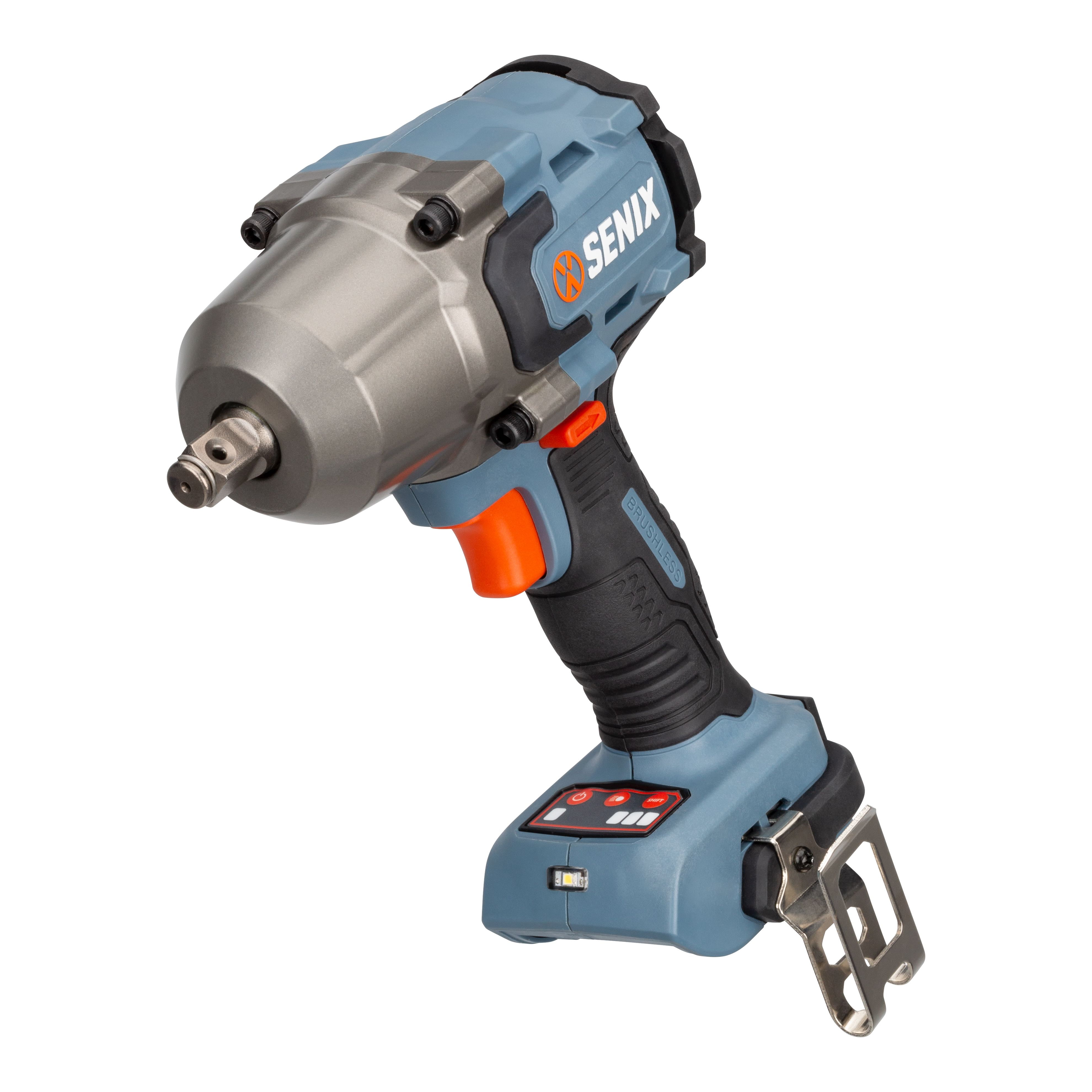 SENIX 20 Volt Max* Cordless 1/2" Impact Wrench,740 ft-Lbs. Max Torque ...