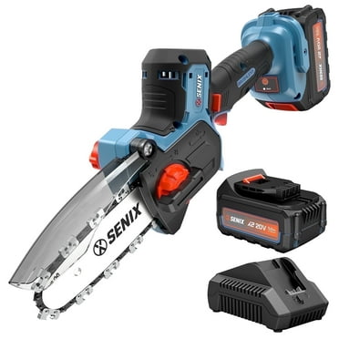 Bauer 20V Cordless Chainsaw 10" Bar, Battery-Powered Brushless (Tool ...