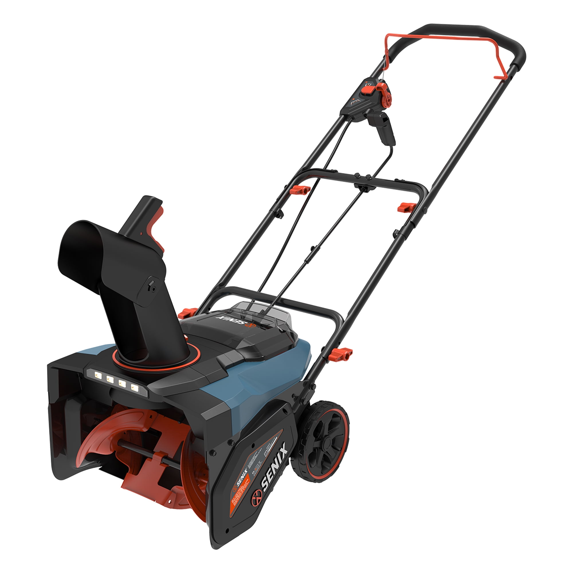 SENIX 2X2 40 Volt Max* 18-Inch Single-Stage Dual Battery Cordless Snow ...