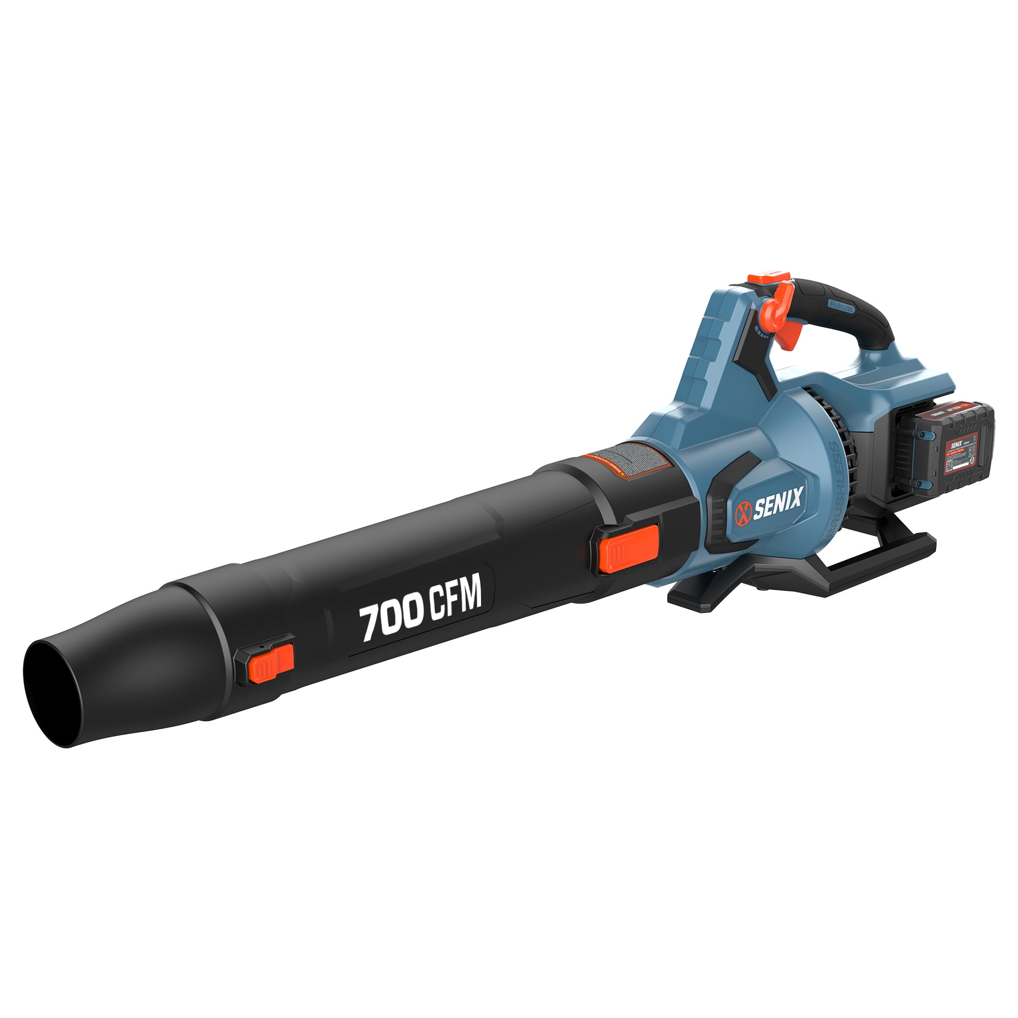 SENIX 40 Volt Max* Cordless Leaf Blower with 700 CFM, 145 MPH ...