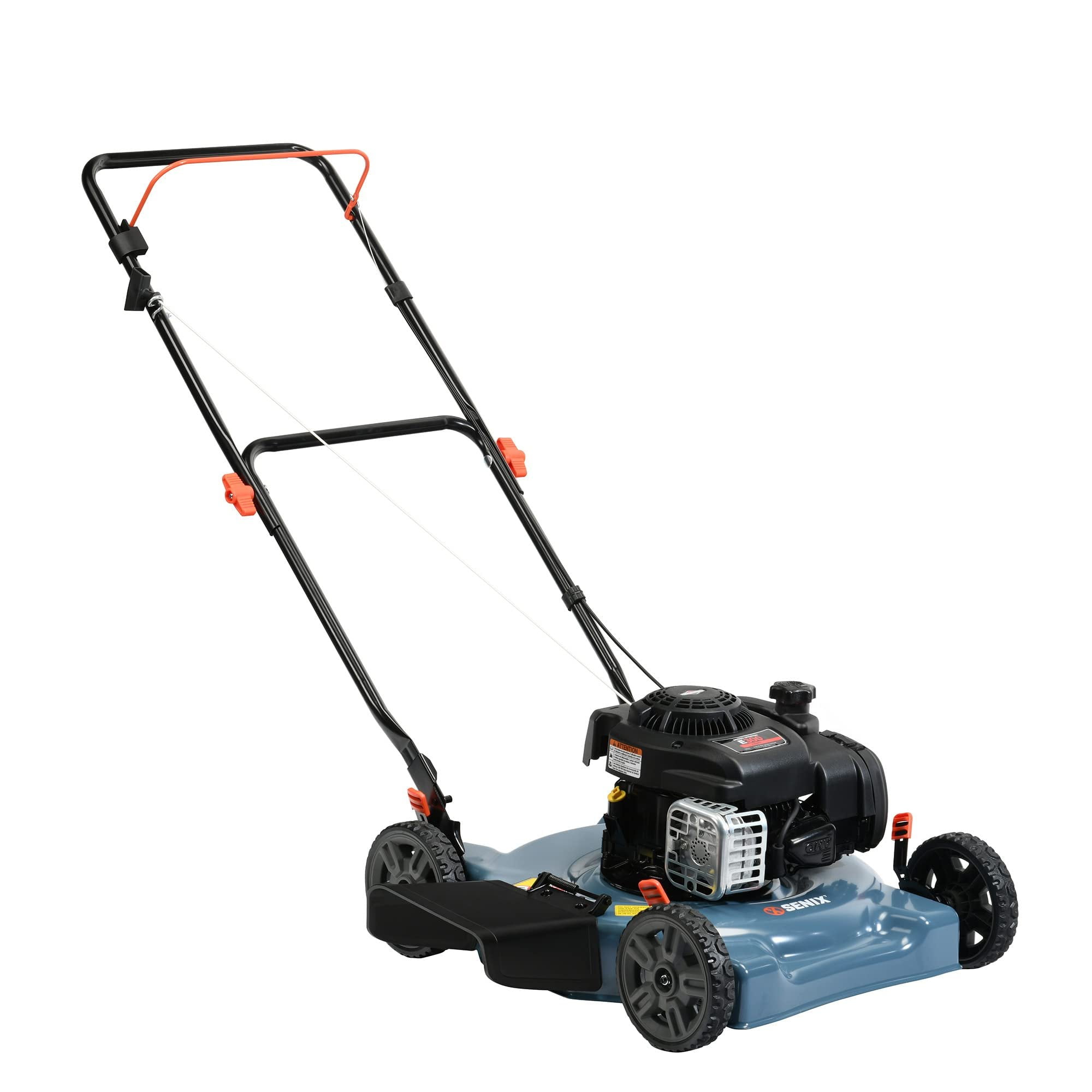 SENIX LSPG-L3 20-Inch Gas Push Lawn Mower with 125 cc 4-Cycle Briggs ...