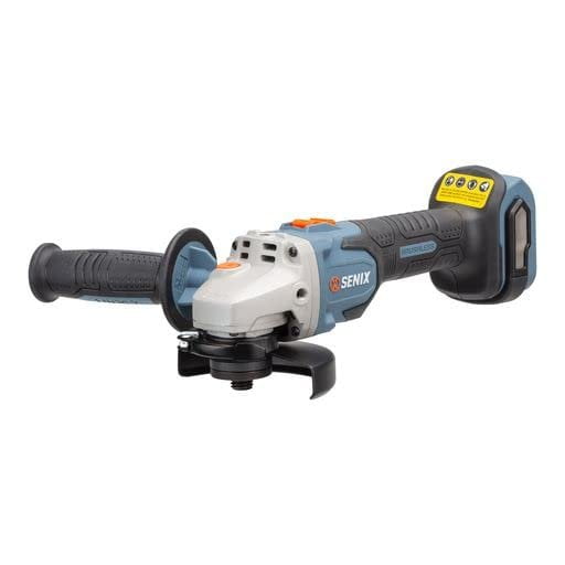 SENIX PAX2115-M2-0 X2 20 Volt Max 4-1/2-Inch Brushless Angle Grinder ...