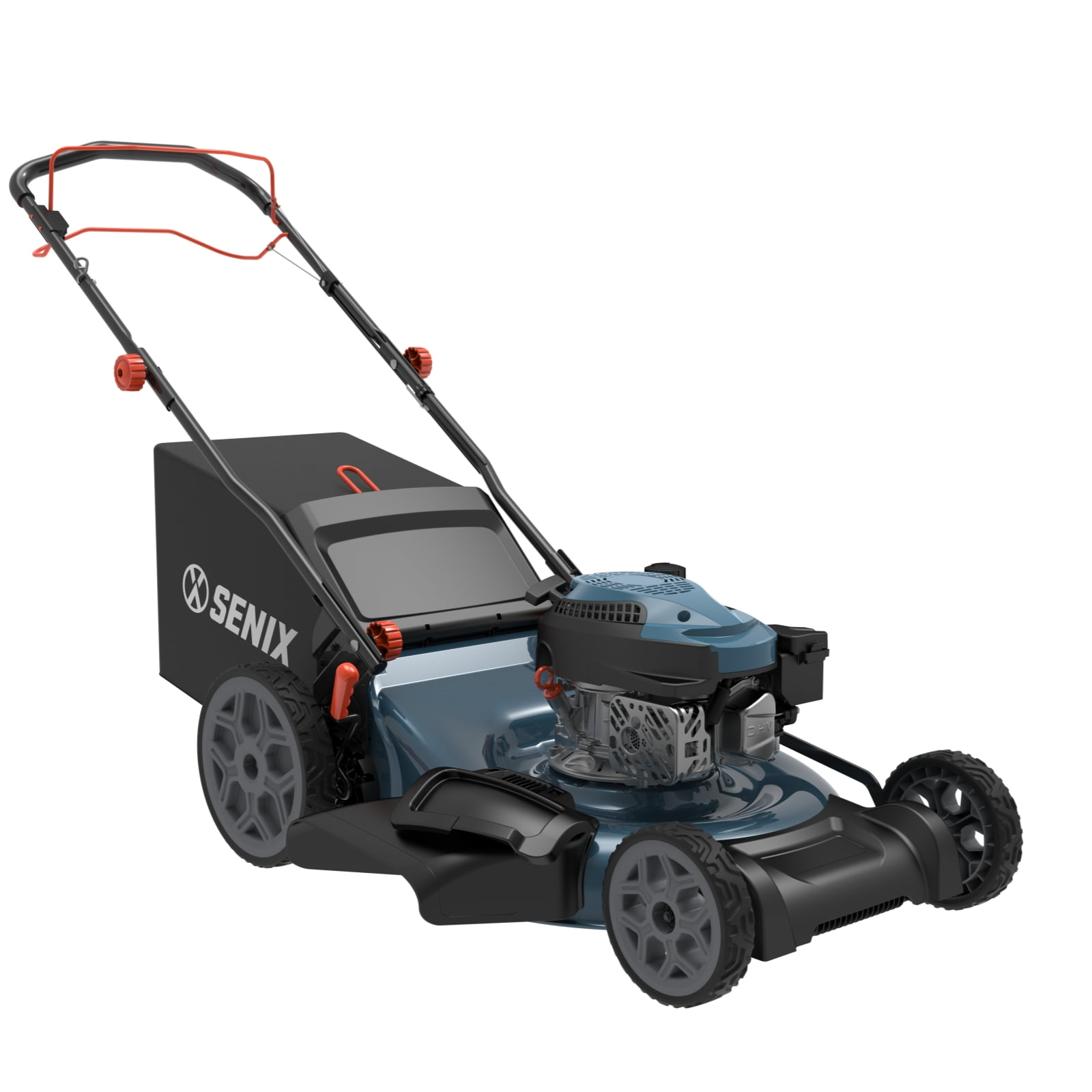 SENIX Self-Propelled Gas Lawn Mower, 22in Cutting Blade / 23in Cutting ...