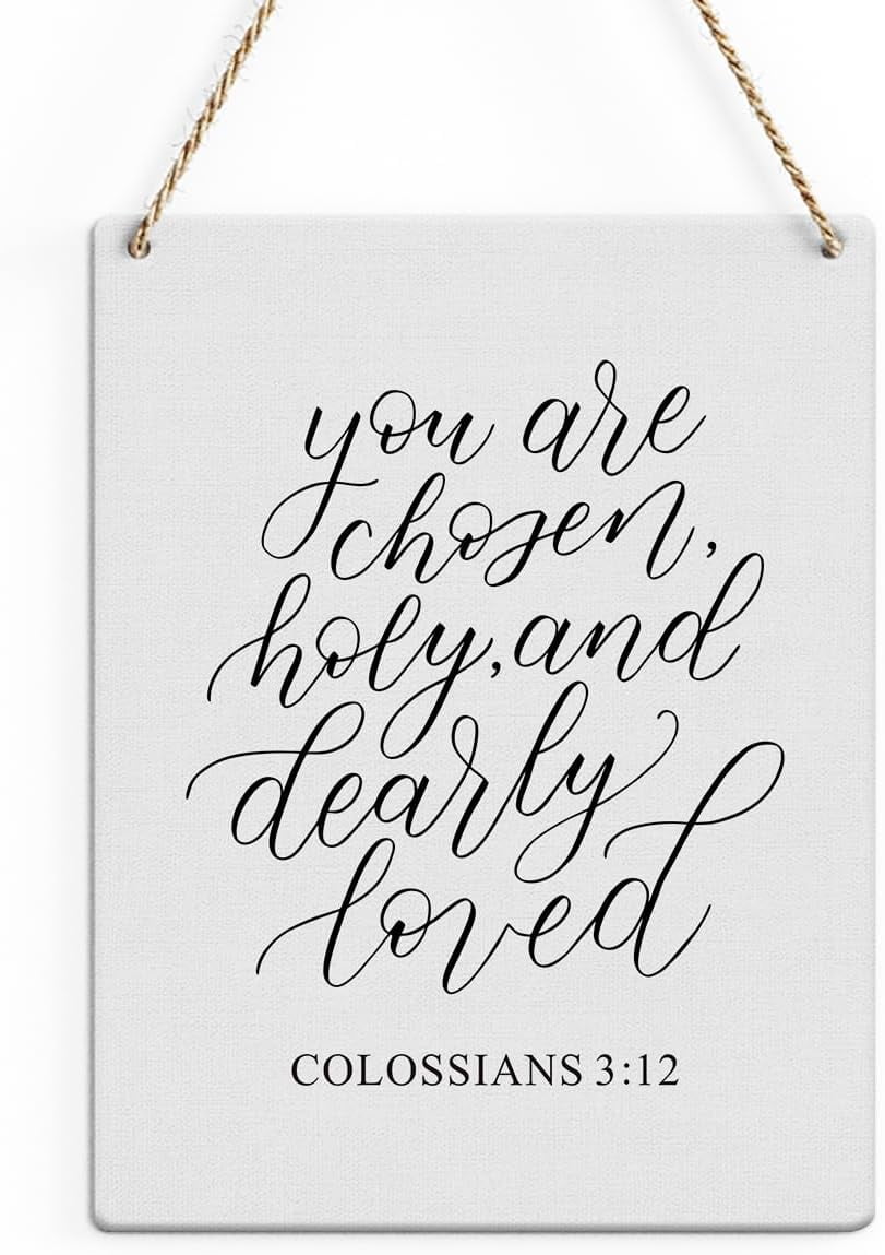 SENJIAN Bible Verse Wall Art Inspirational Scripture Wall Art Christian ...