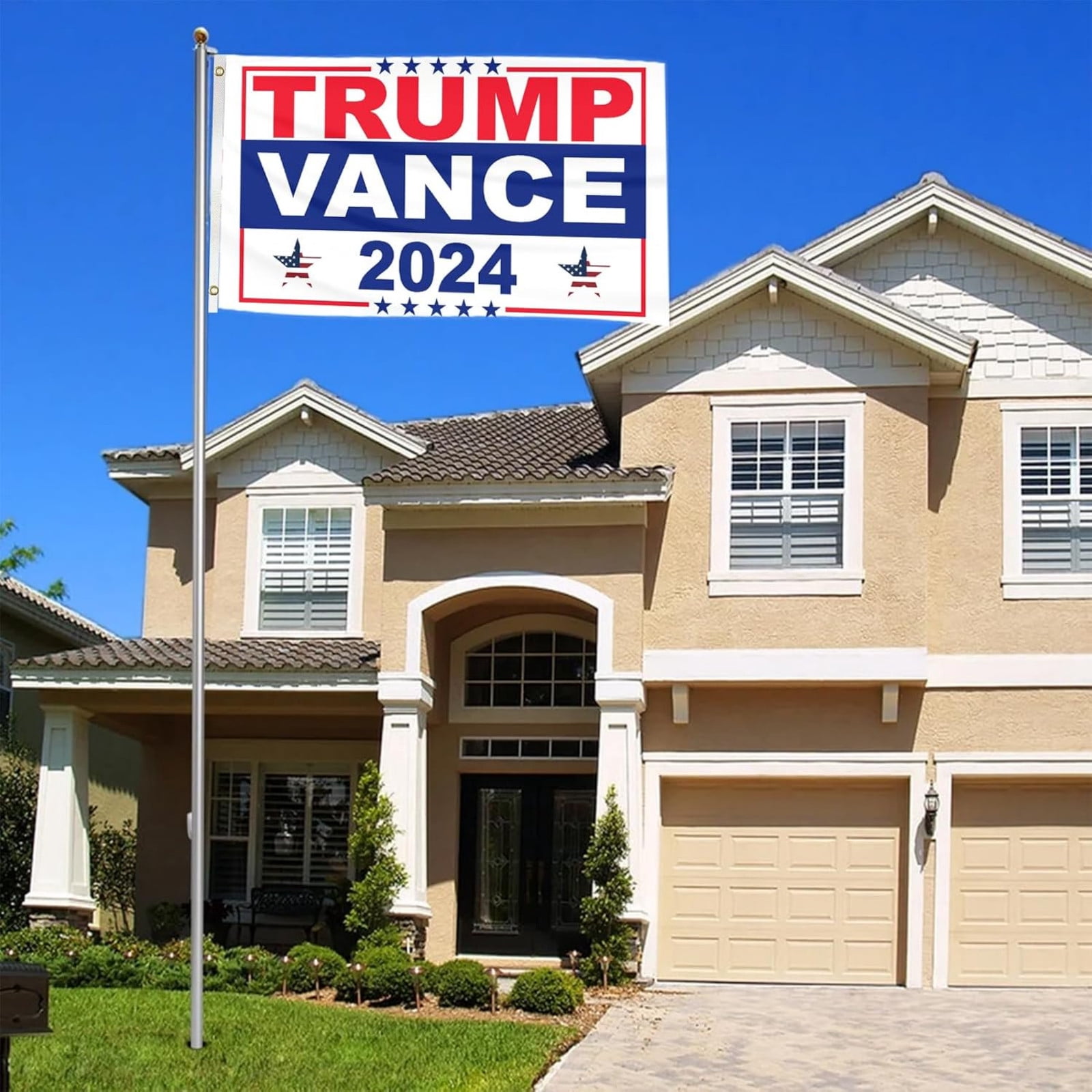 SENJIAQ American Campaign Flag 2024 Campaign Flag Flag Banner Outdoor ...