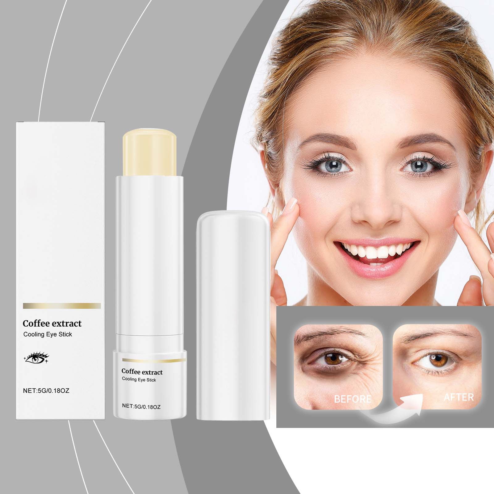 SENJIAQ HOME Eye Stick，Under Eye Stick，Diminishing Dark Circles Eye ...
