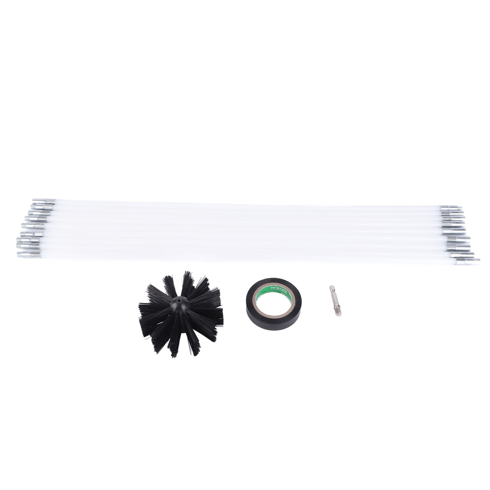 SENLIN 12Pcs Chimney Pipe Inner Wall Cleaning Brushes Flexible Electric ...
