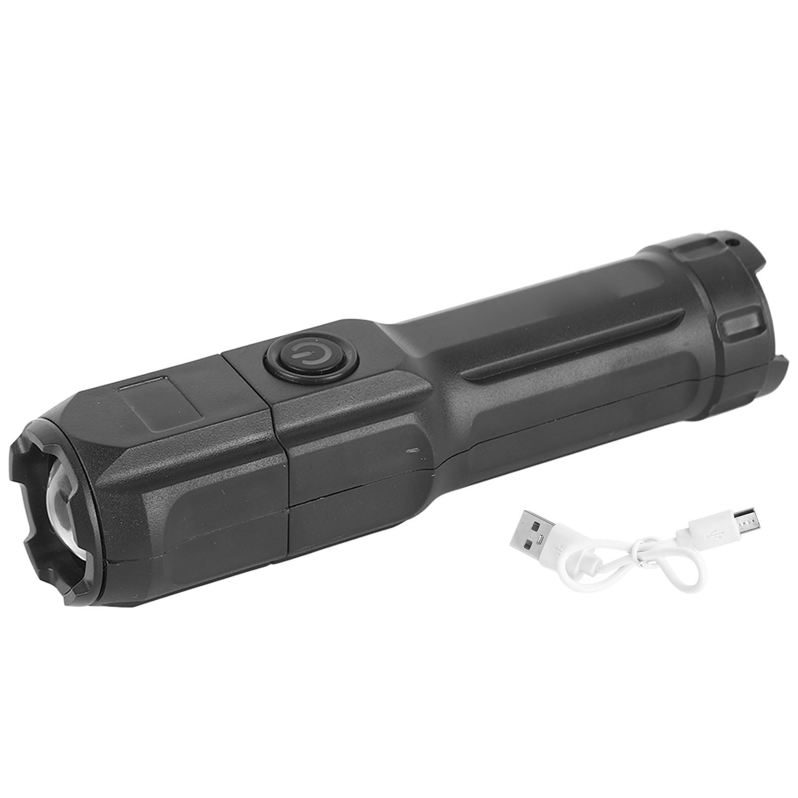 SENLIN LED Outdoor Flashlight Zoomable Super Bright USB Rechargeable ...