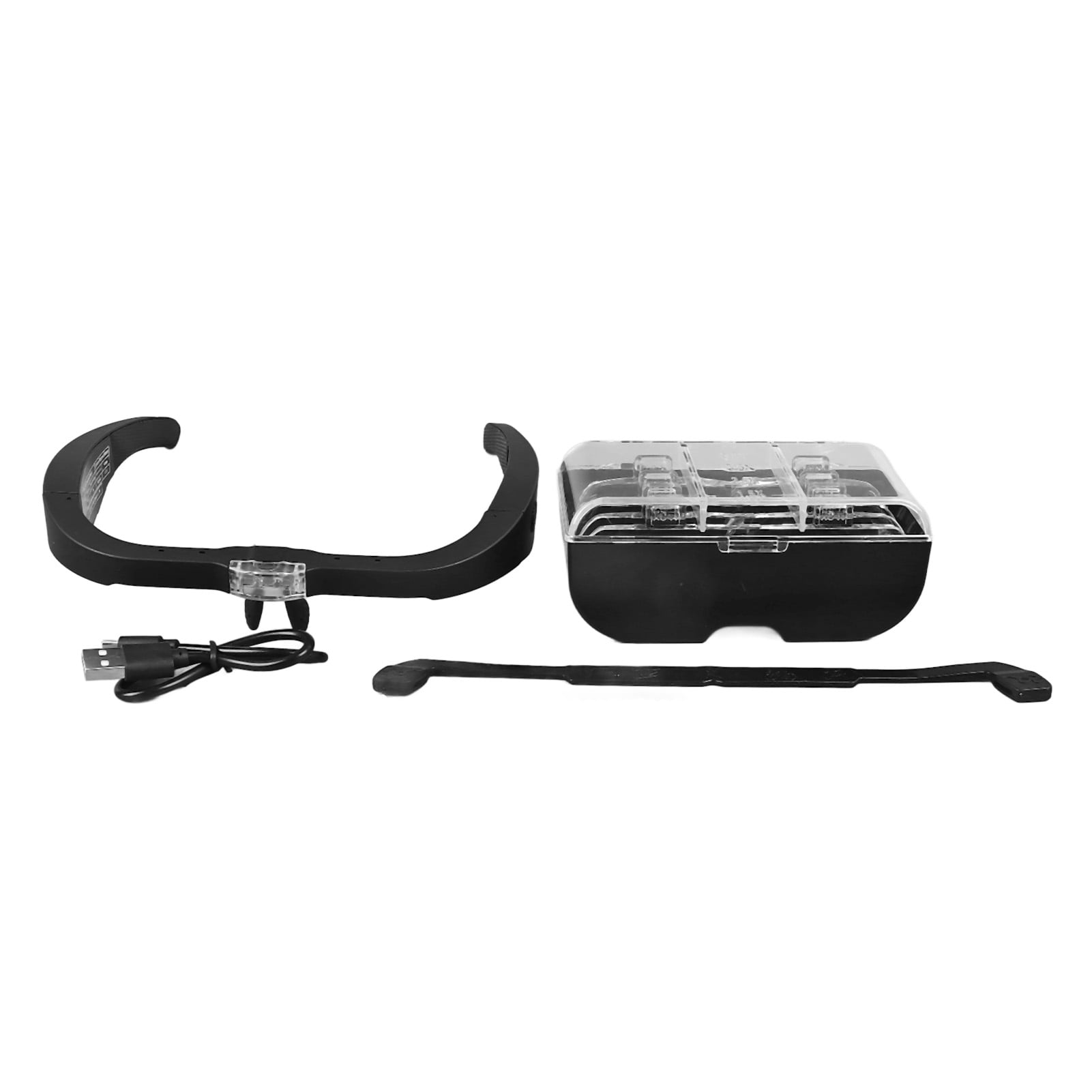 SENLIN Spectacle Magnifier LED Rechargeable Close Work Head Magnifying ...