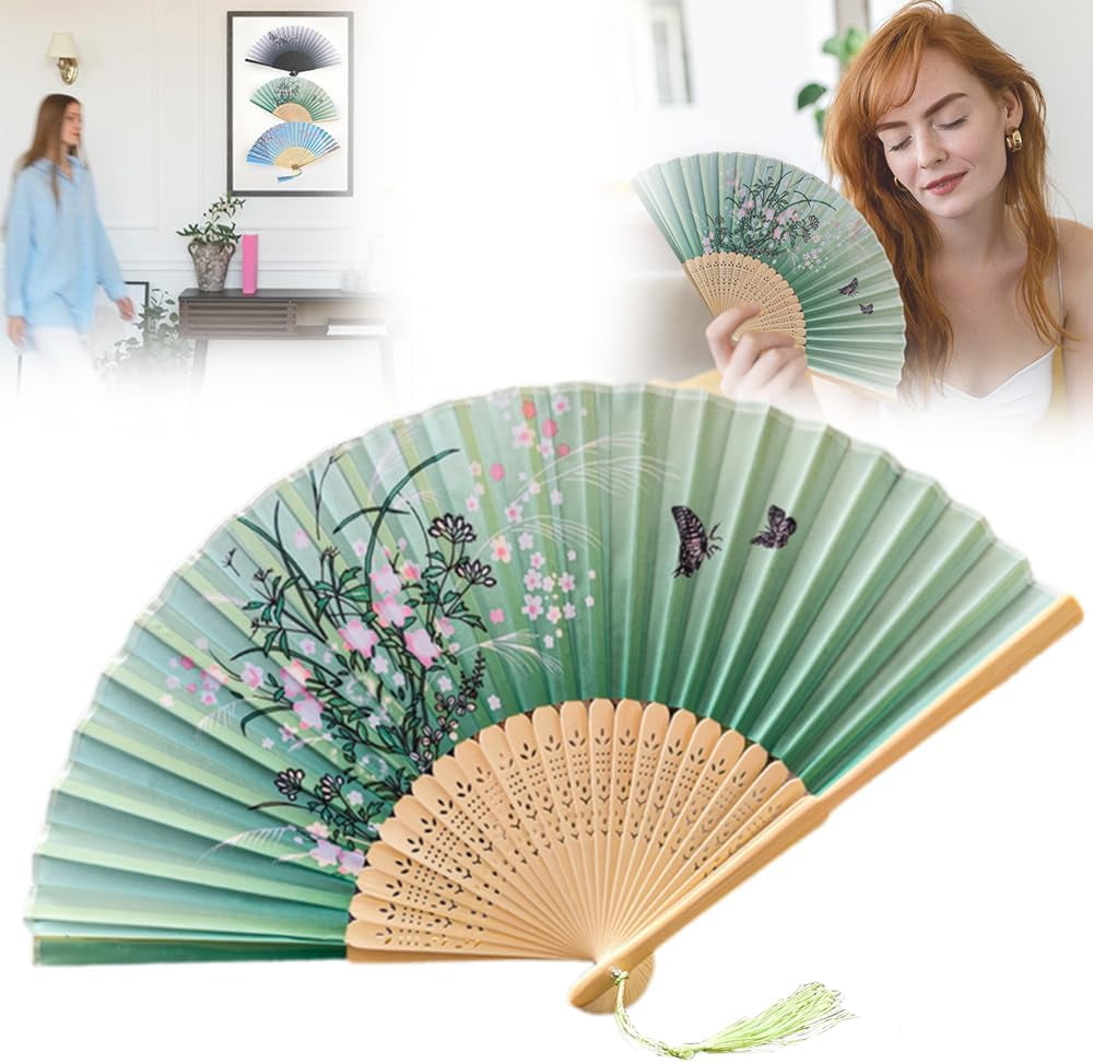 SENOY Fans For Line Dancing, Boots On The Ground Hand Fan, Large ...
