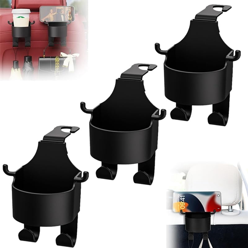 SENOY Multifunctional Hook for Car Seat Back, 2024 Upgrade 3 in 1 ...