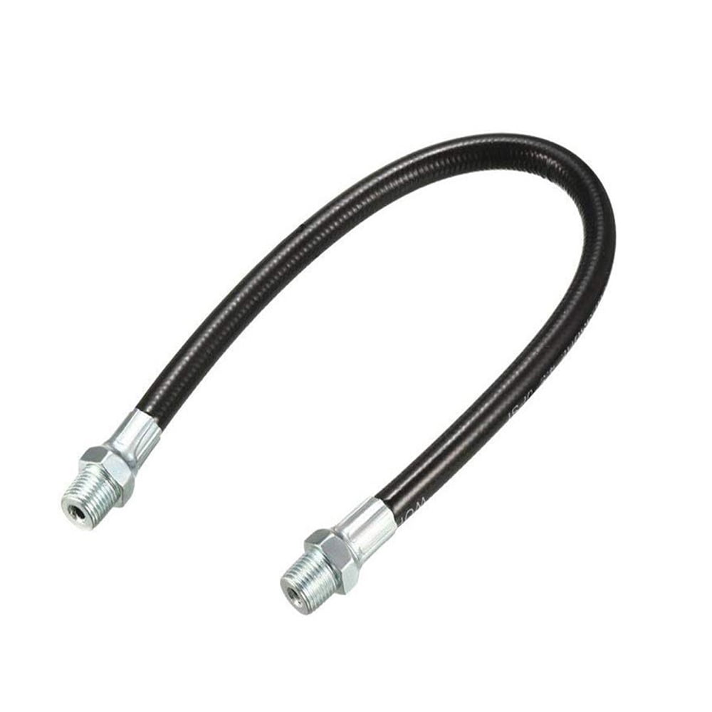 SENRISE 1/2/5 Pcs Flexible Rubber Grease Gun Hose Extension Hose 300mm ...