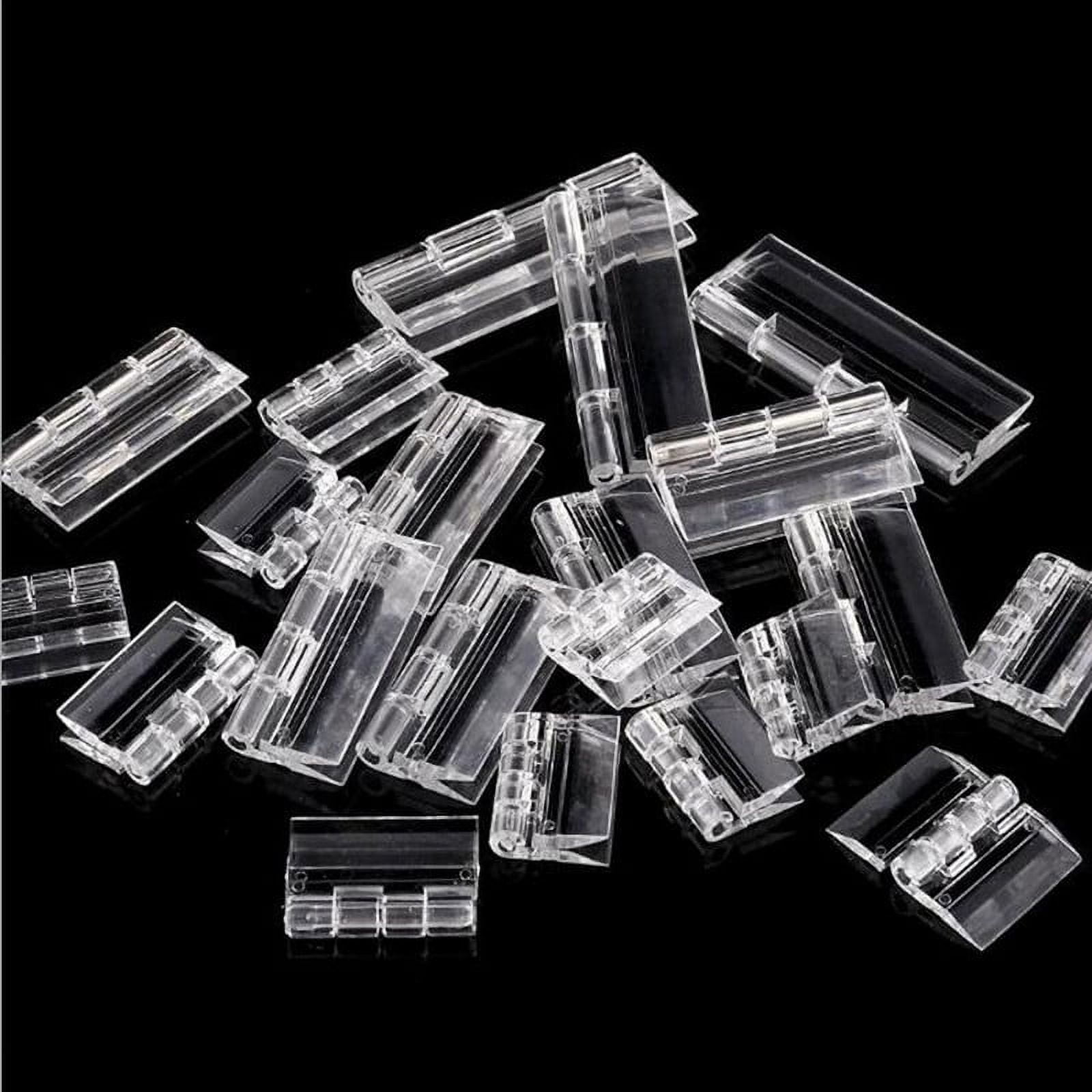 SENRISE 10 Pcs Acrylic Transparent Hinge Card Type Folding Hinge Tools ...
