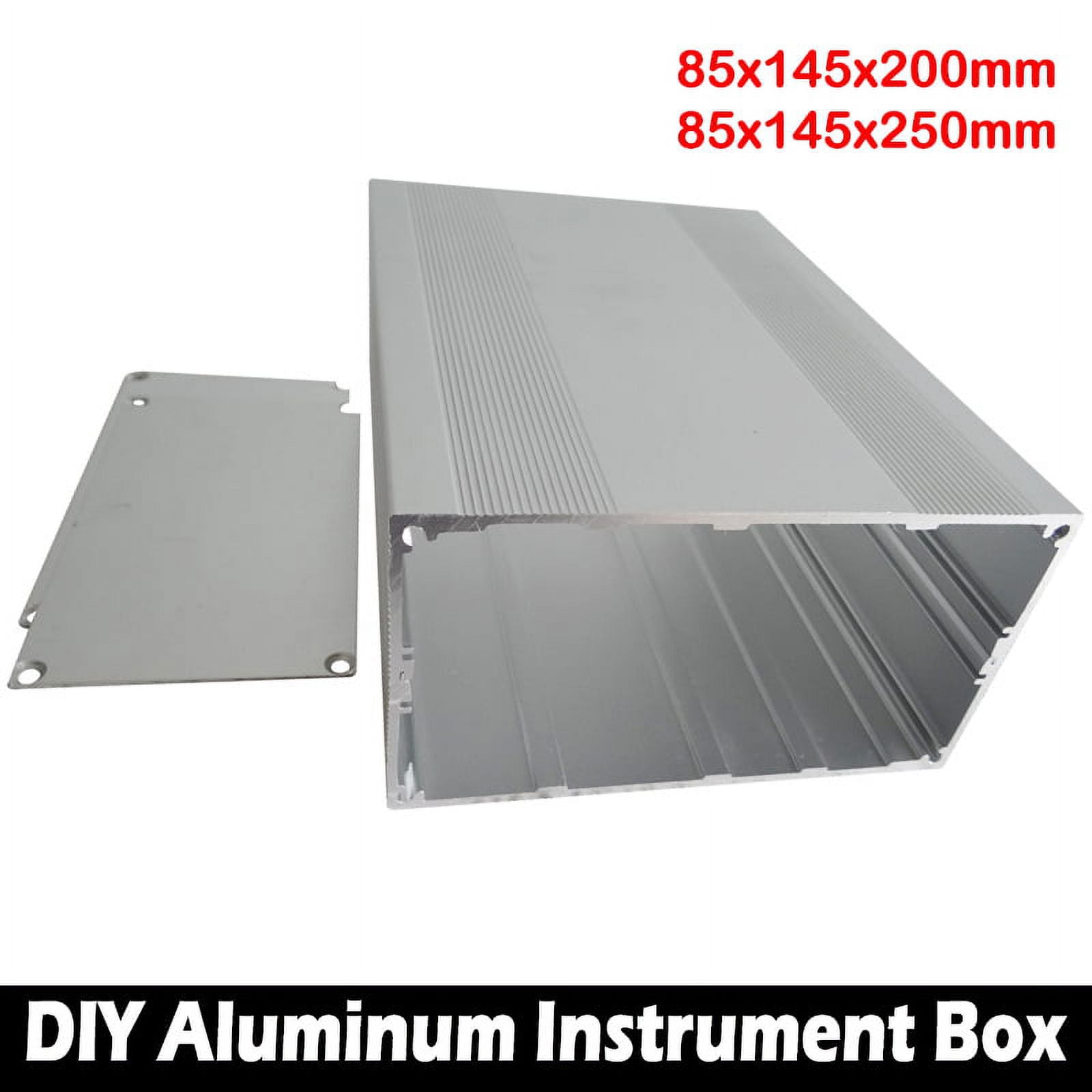 SENRISE 2PCS Aluminum Instrument Box Case Enclosure Effect Case Holding ...