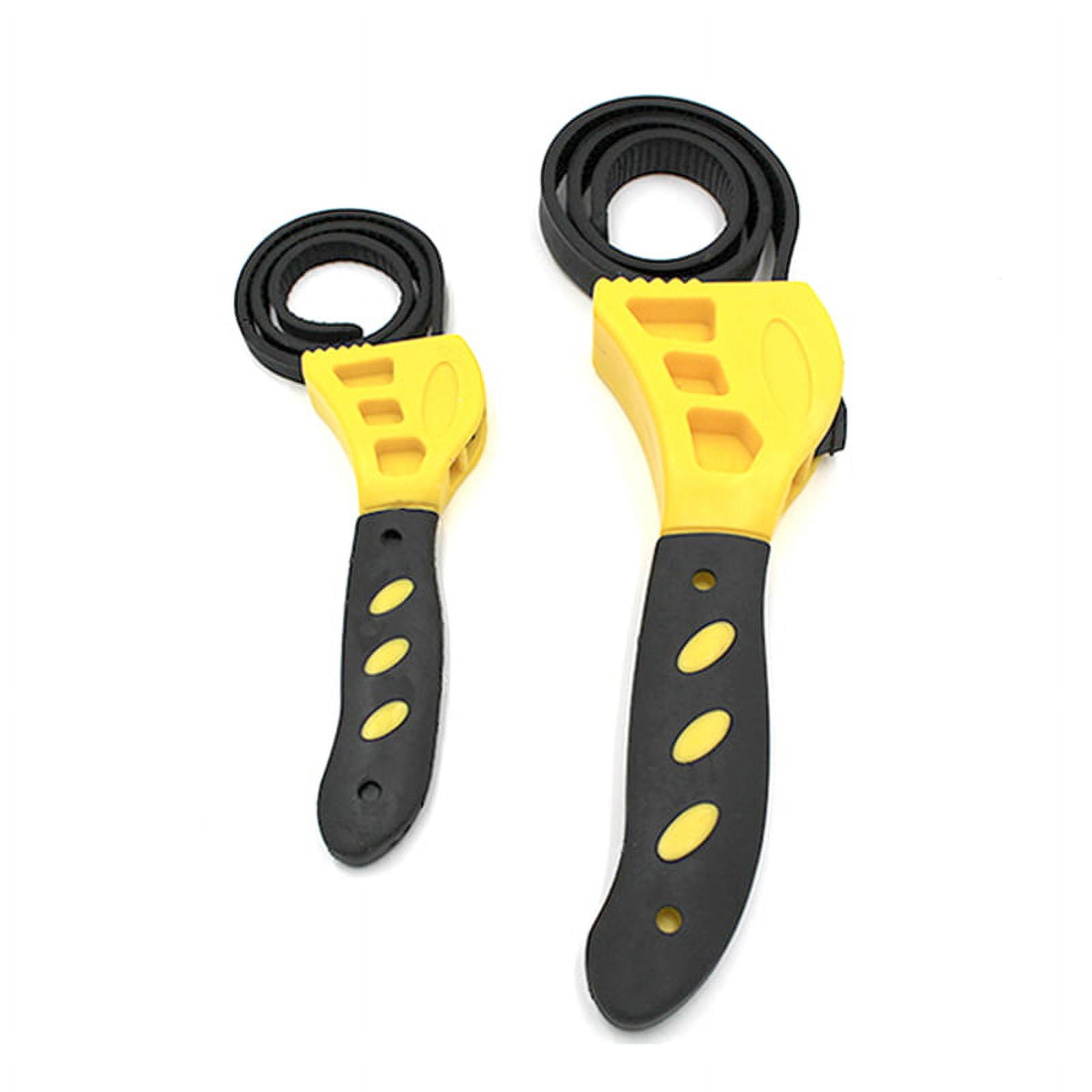 SENRISE 2Pcs Strap Wrenches Belt Spanner Set 4’’-6’’ Yellow - Walmart.com