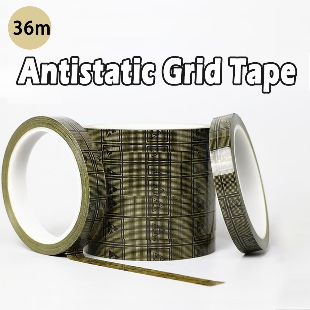 SENRISE 36M Premium Anti Static Conductive Grid Tape Electrical Tape ...