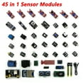 SENRISE 45 in 1 Sensor Modules Starter Kit DIY for Arduino Upgrade Sensor Kit - Walmart.com