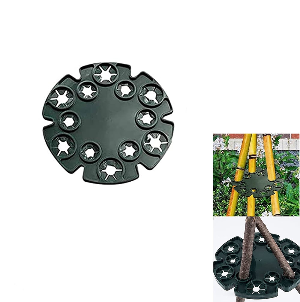 SENRISE Bamboo Cane Holder Plastic Plant Garden Stake Stick Connector ...