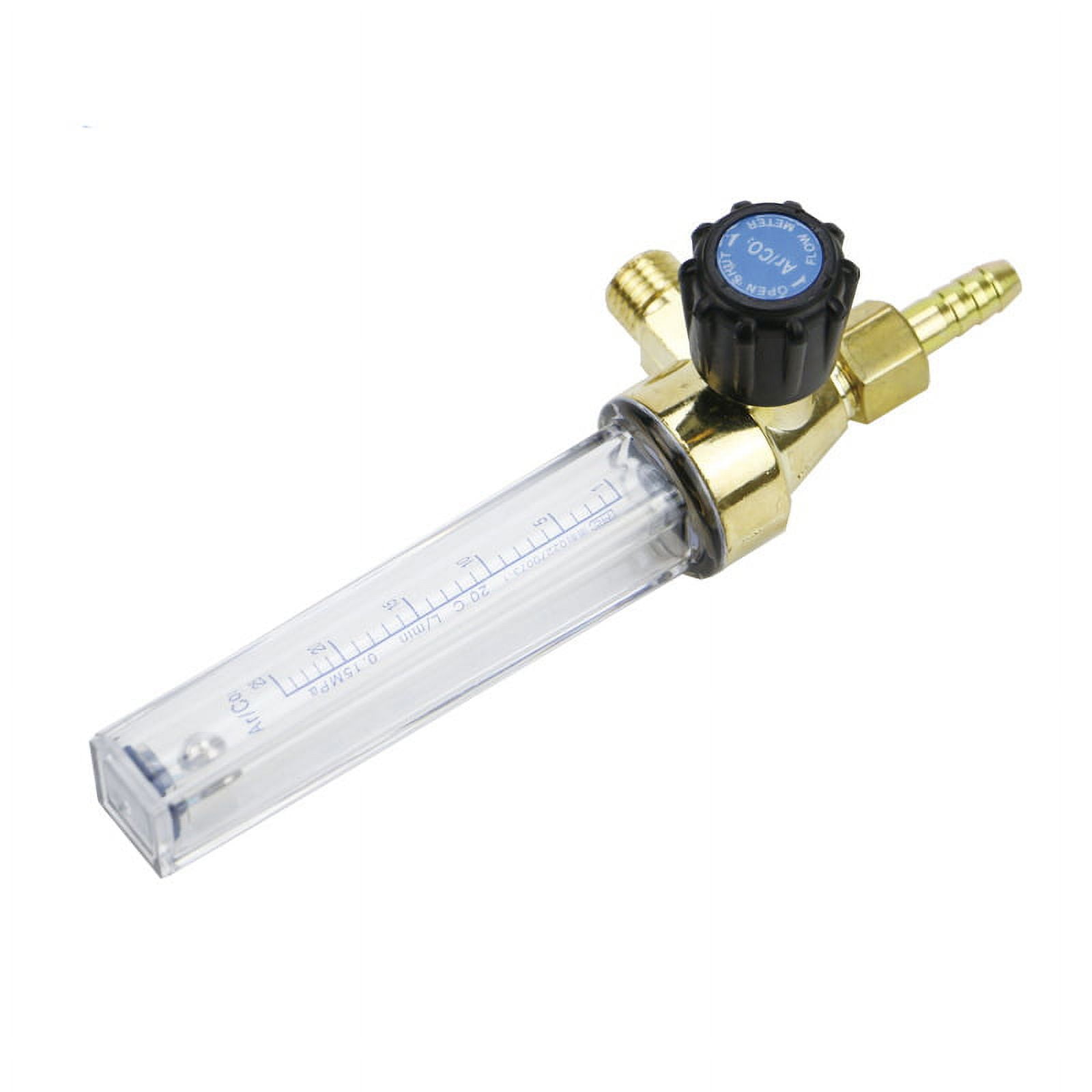 SENRISE Gas Flow Meter Plastic Metal Adapts to Argon and Carbon Dioxide ...