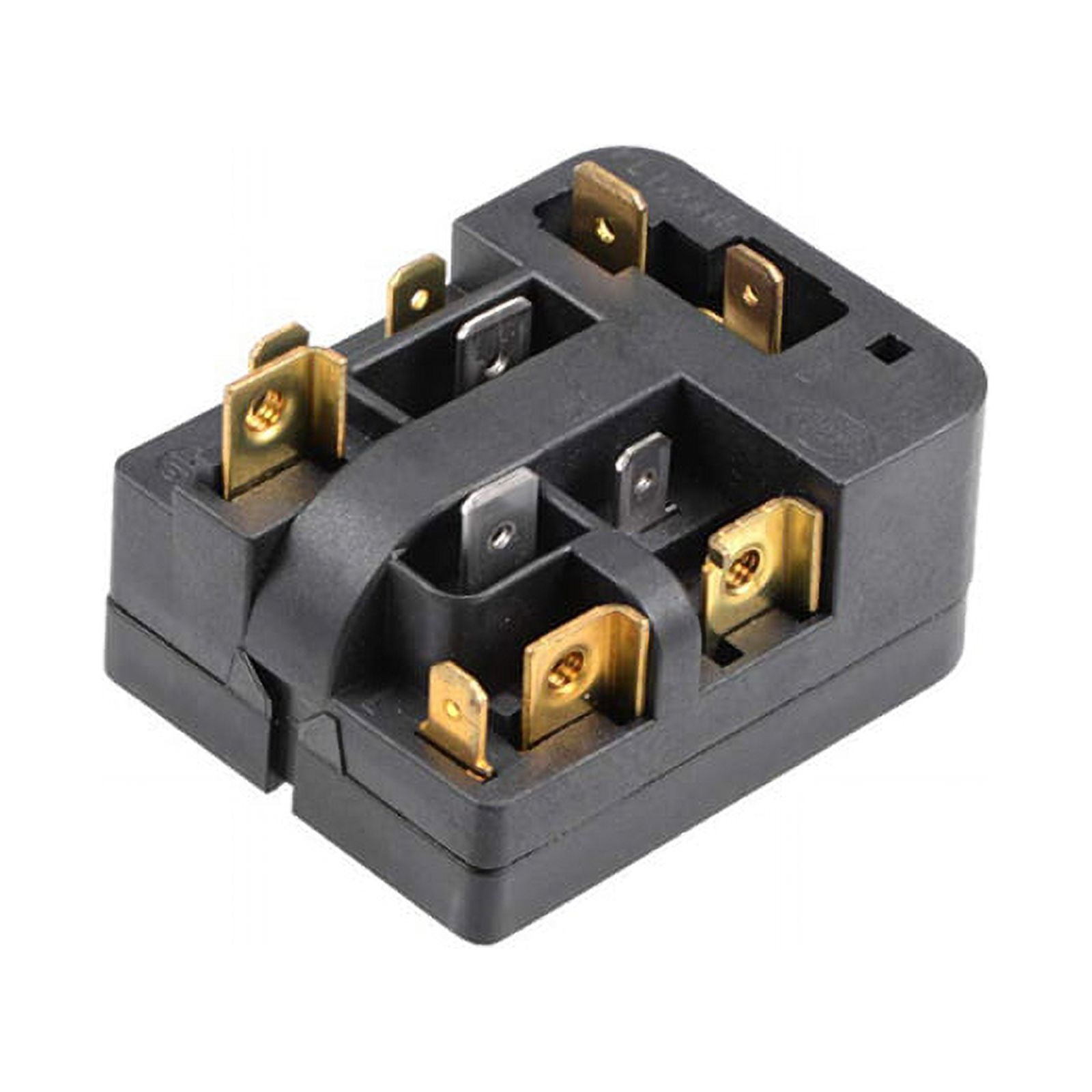 SENRISE Plastic PTC Starter Relay Refrigerator Overload Protector Black ...