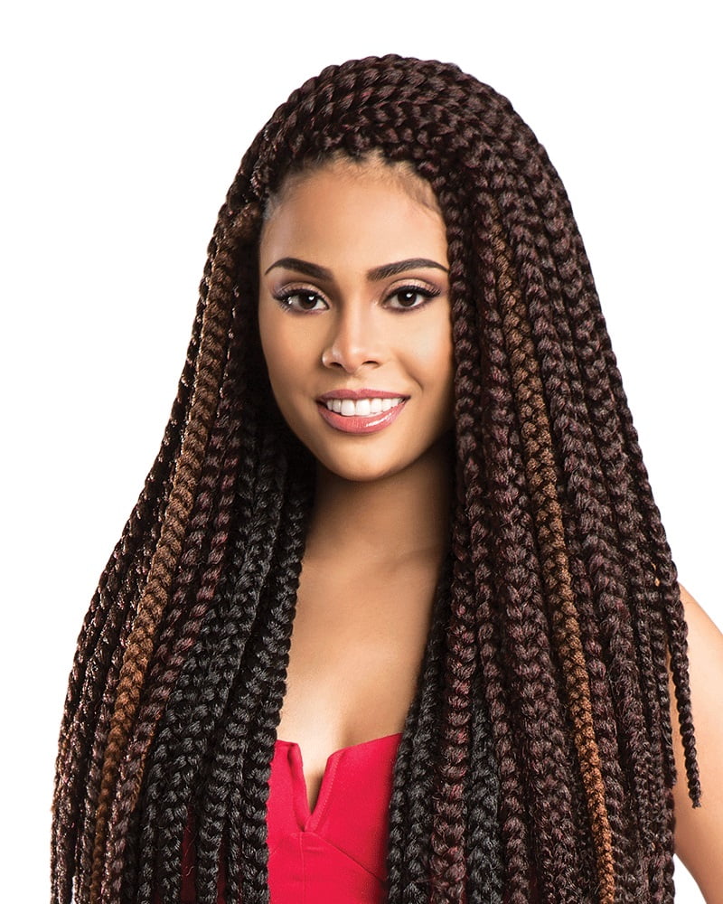 SENSATIONNEL X-PRESSION PRE-LOOPED SYNTHETIC CROCHET BRAID - 3X BOX ...